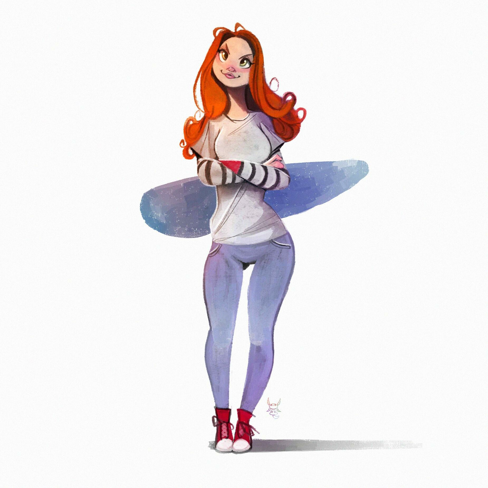 ArtStation - Sketch girl