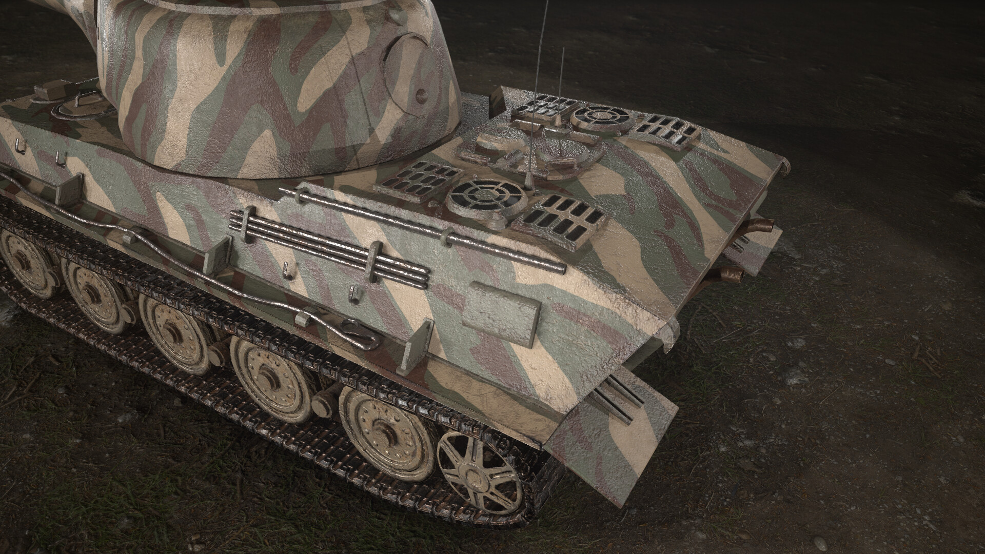 Mohamed Hesham - German Panzer VII Lowe Tank -Game Ready