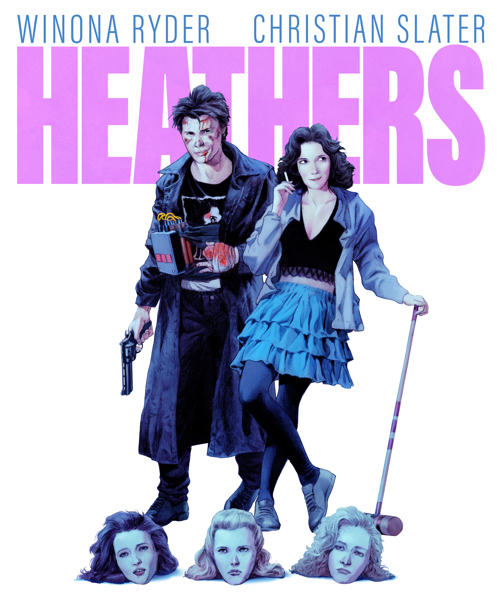 ArtStation - Heathers | Blu-Ray Cover Art