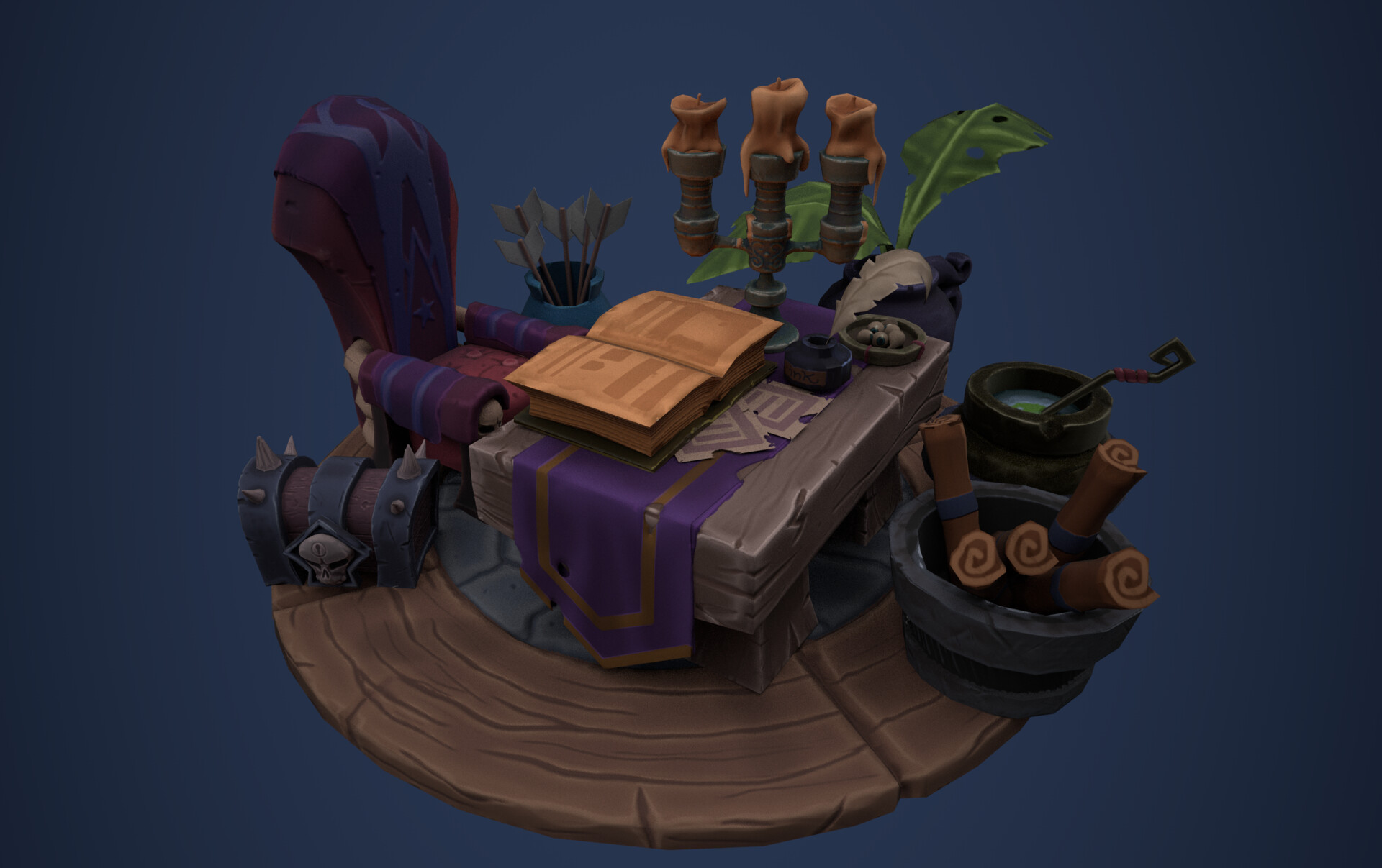 ArtStation - The craftsman's shop of magic props
