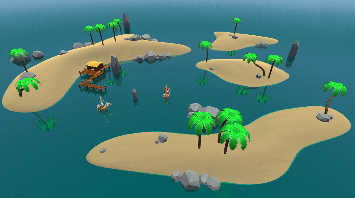 ArtStation - Pirate Ship Mobile Game [Acention Digital]