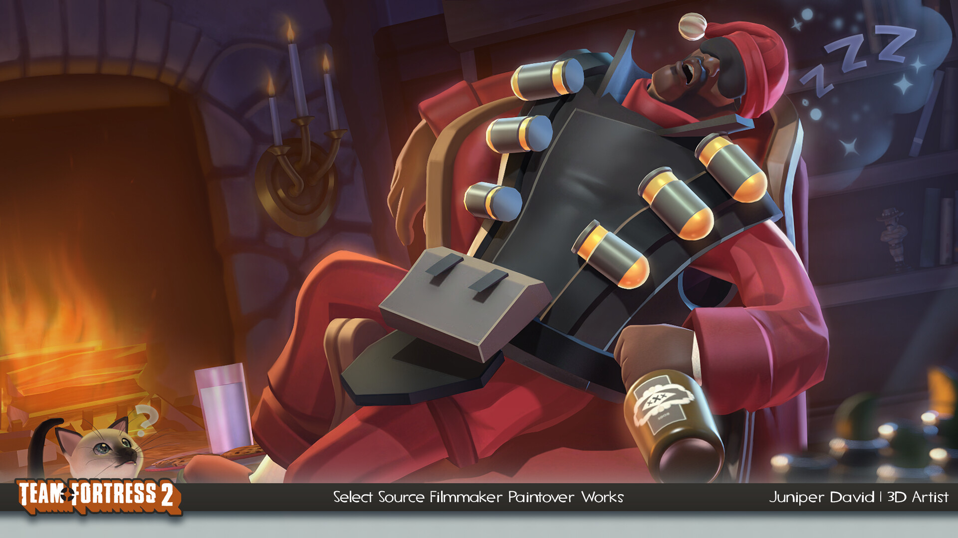 Juniper David - Team Fortress 2 - Select SFM+Paintover Works