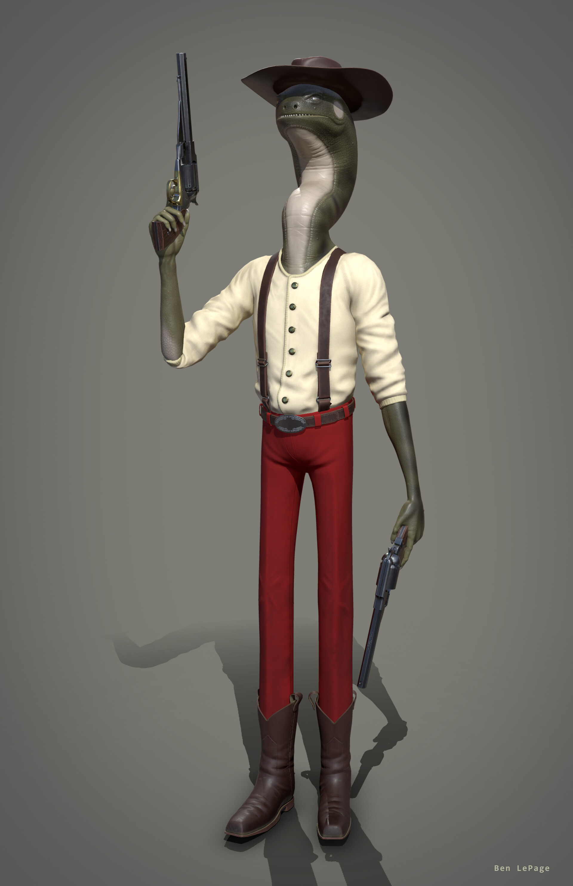 ArtStation - Snake Cowboy