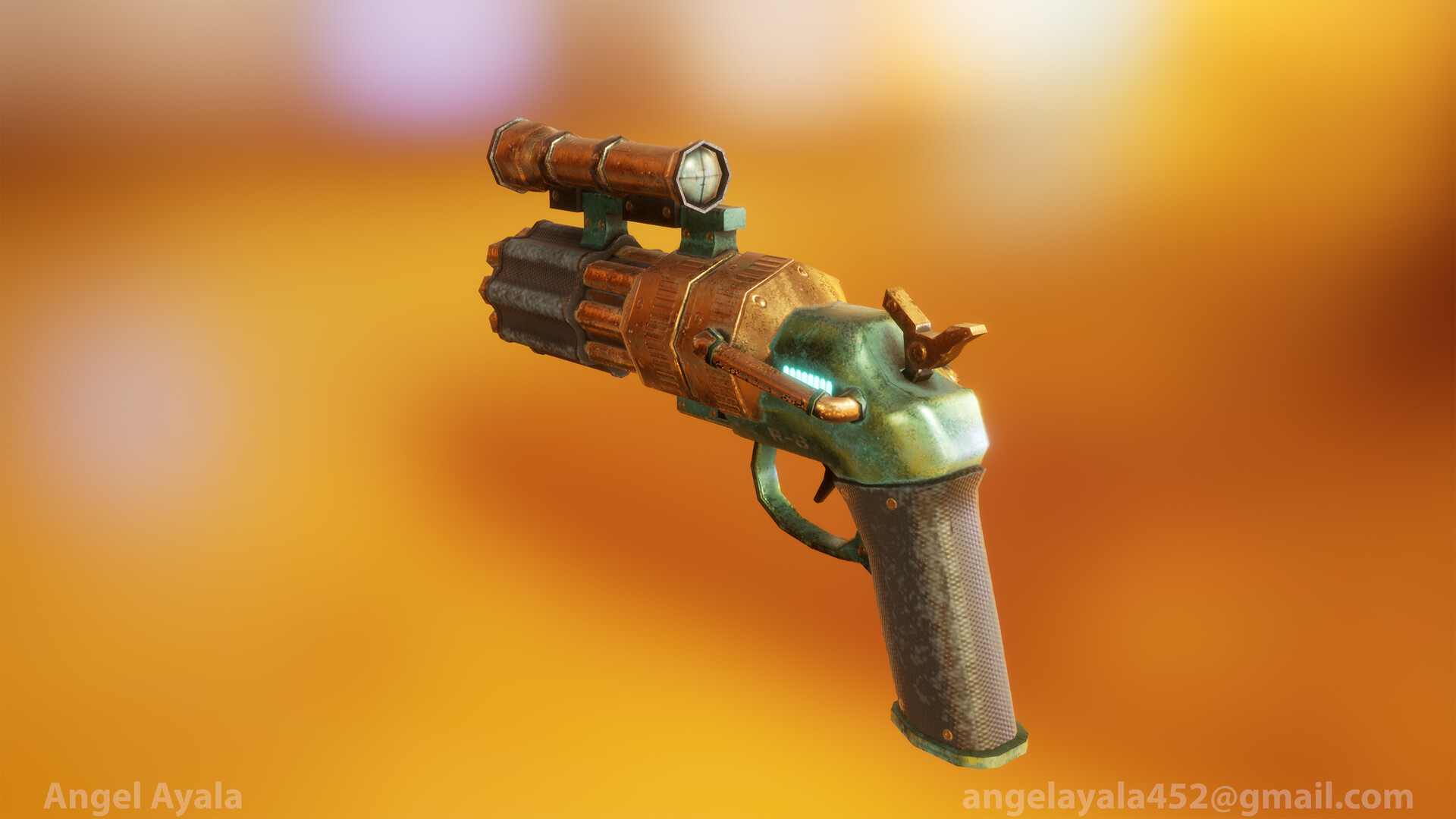 Angel Ayala - Steampunk Revolver