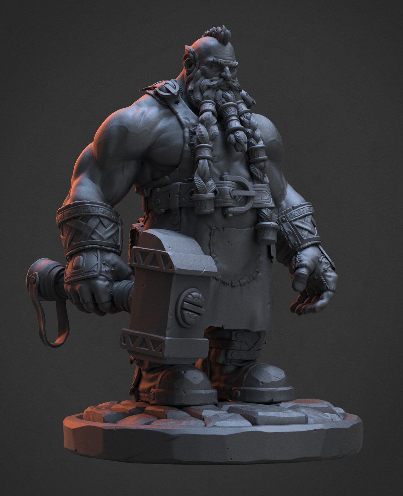 ArtStation - Dwarf Blacksmith