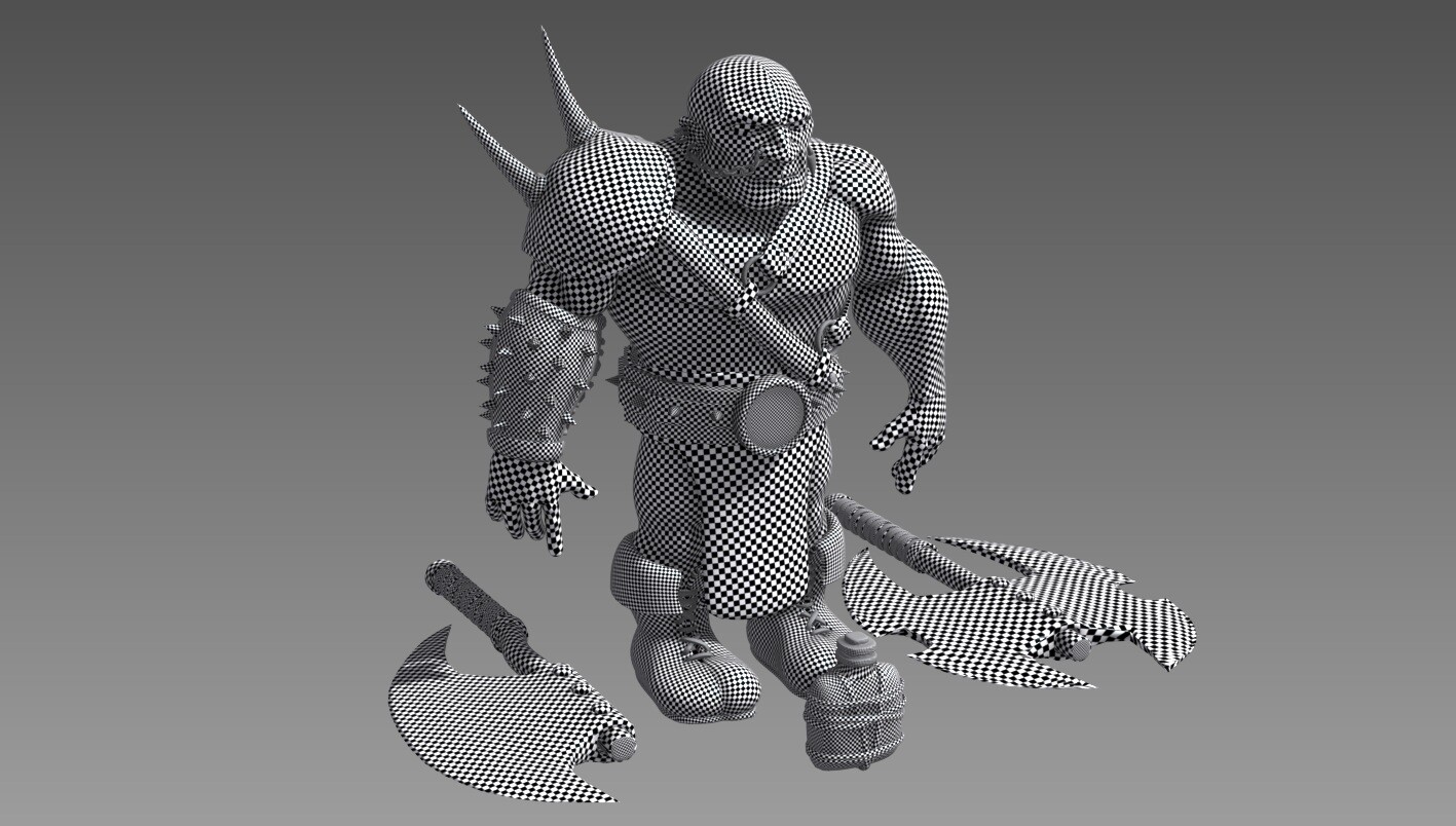 Kostas MacFarlane - Dwarf - Unwrap tutorial