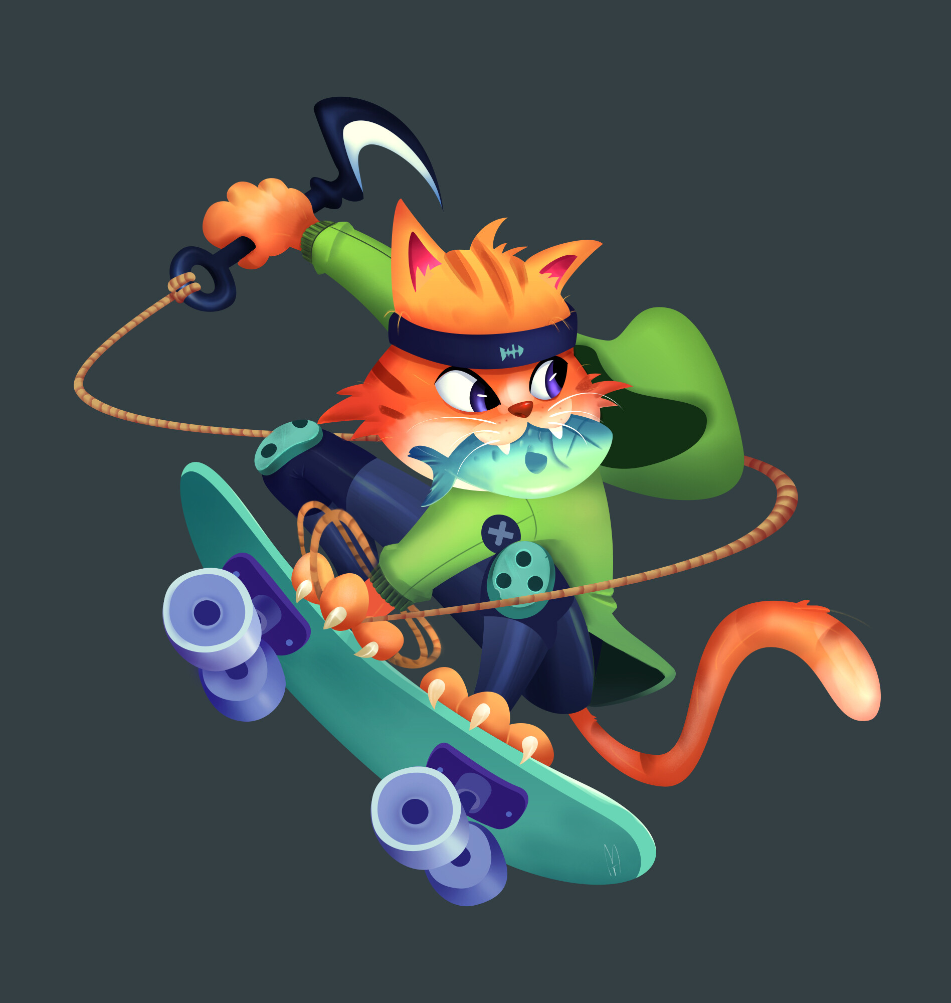 ArtStation - Cat Ninja