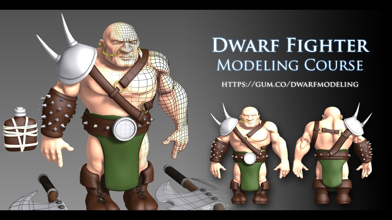 Kostas MacFarlane - Dwarf - Modeling tutorial
