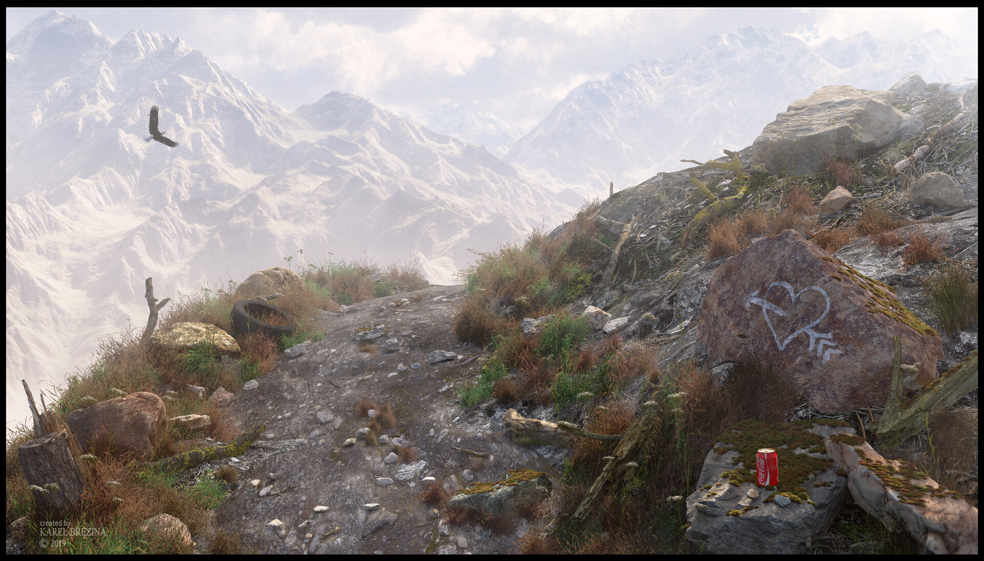 ArtStation - Mountain Path (2019)