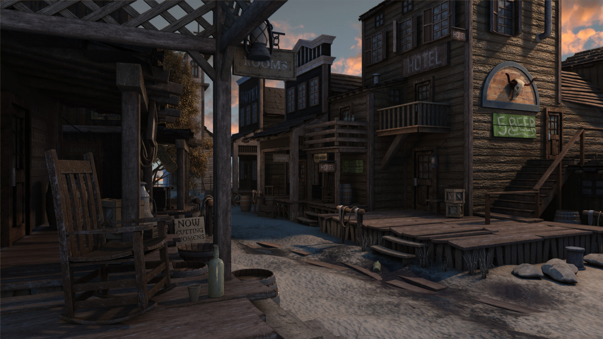 ArtStation - Wild west environment