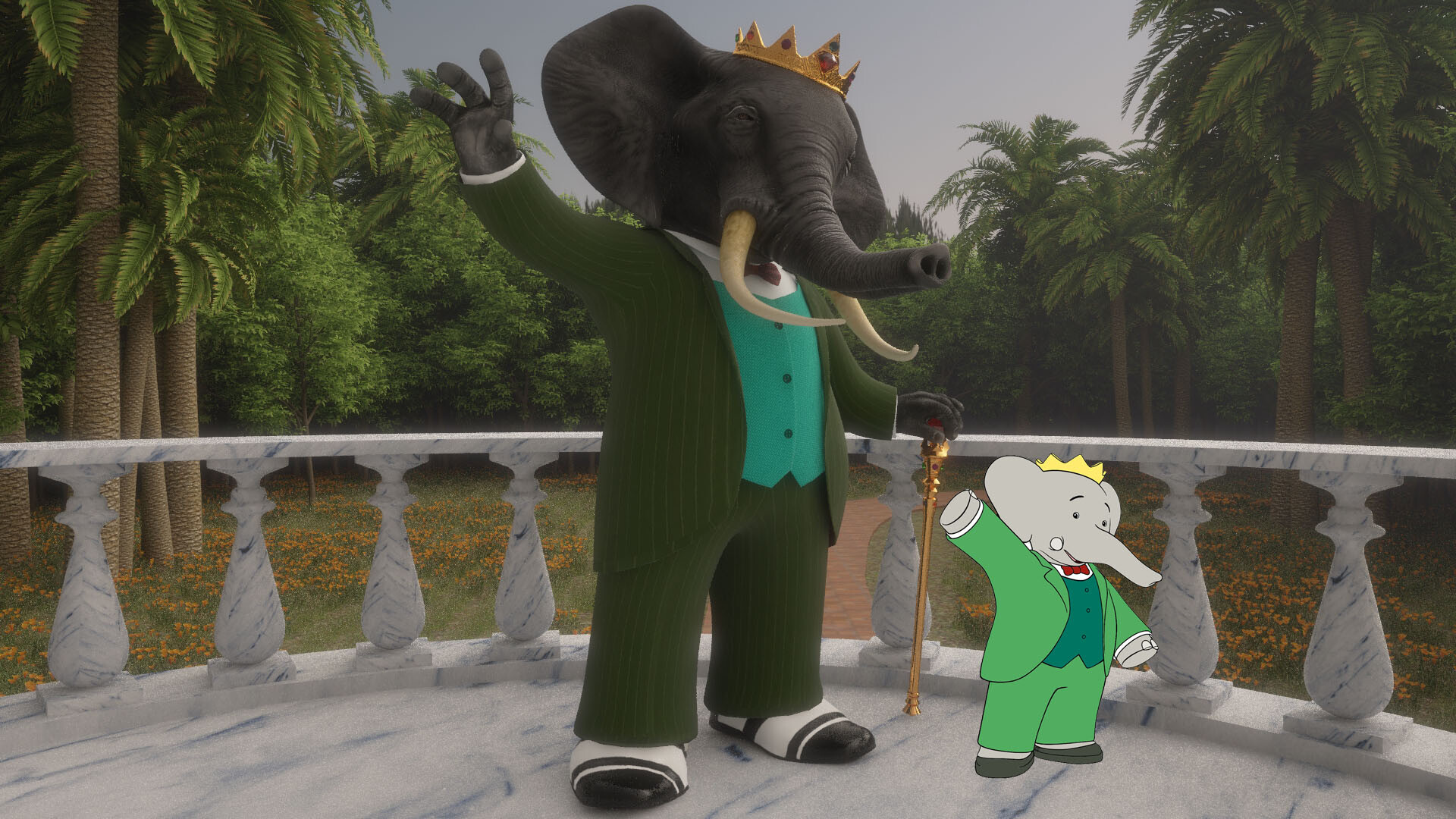 ArtStation - As Aventuras do Rei Babar