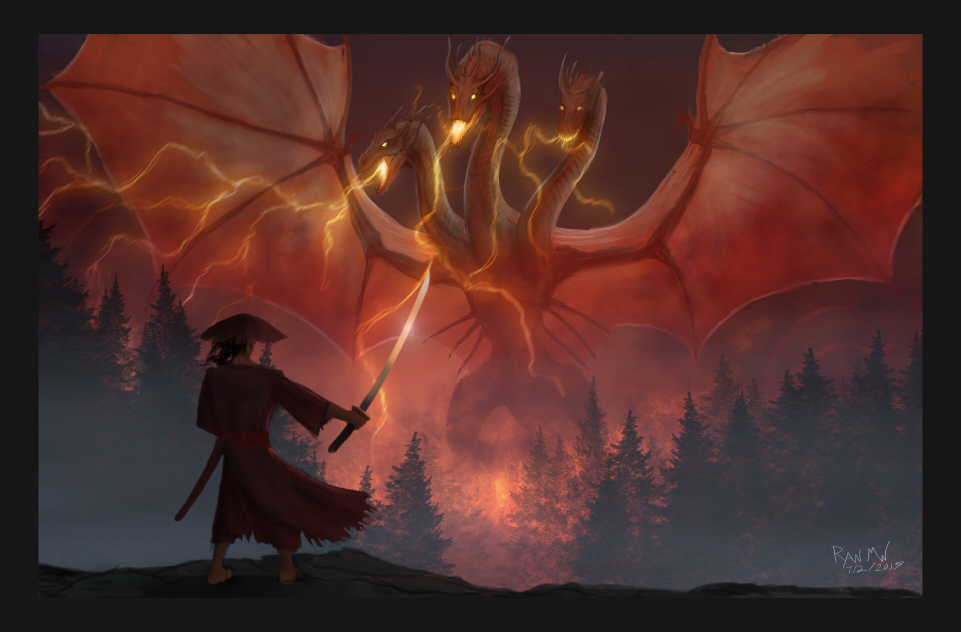 ArtStation - The Ronin and The King