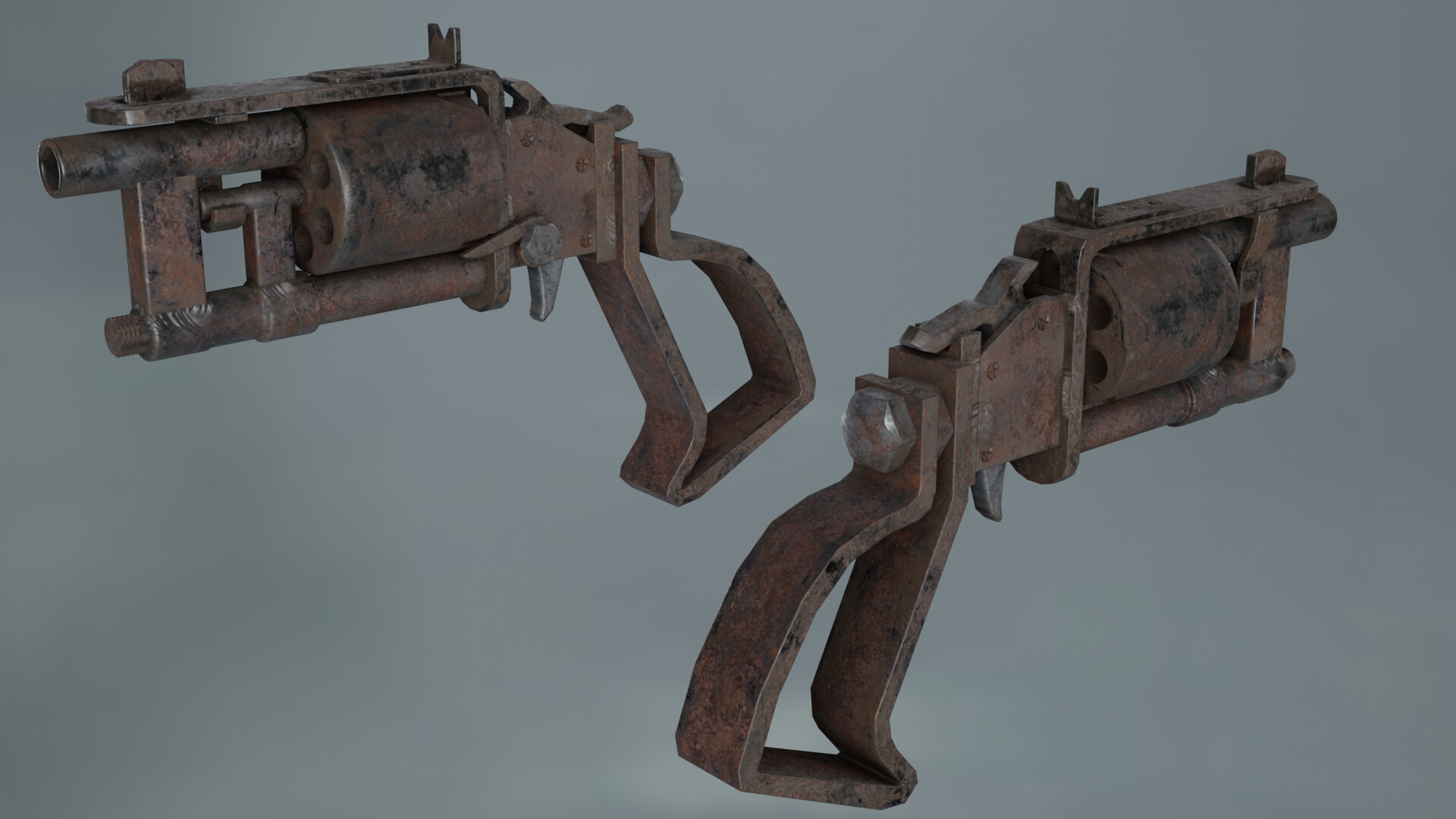 ArtStation - Fallout Pipe Revolver