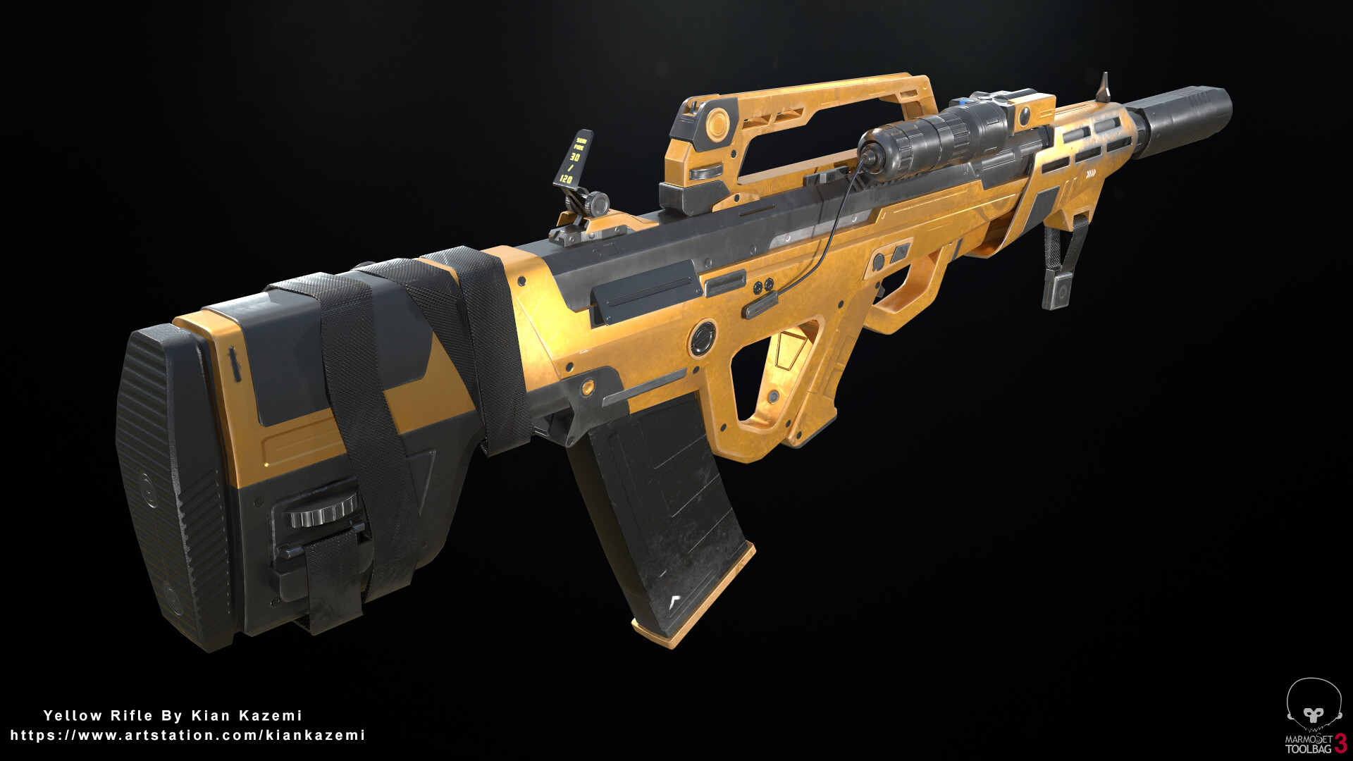 Kian Kazemi - Yellow Rifle