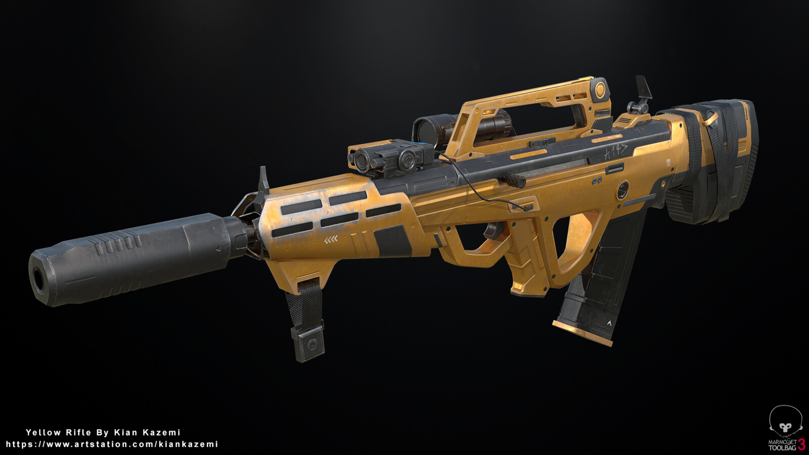 Kian Kazemi - Yellow Rifle