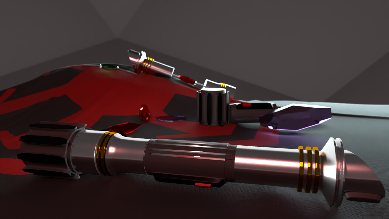 Marcell Toth - Lightsaber Renderings