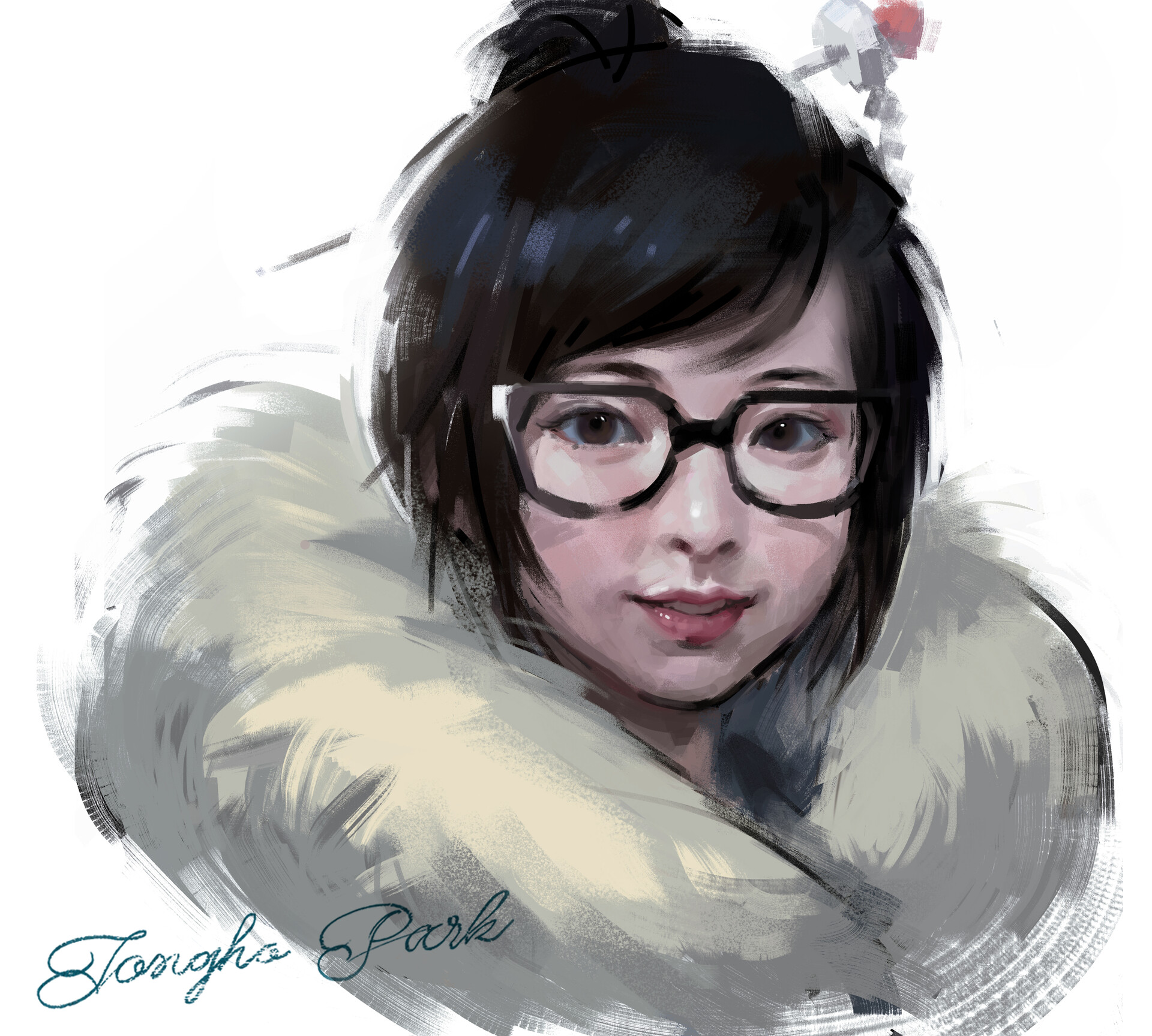 how to draw anime mei overwatch