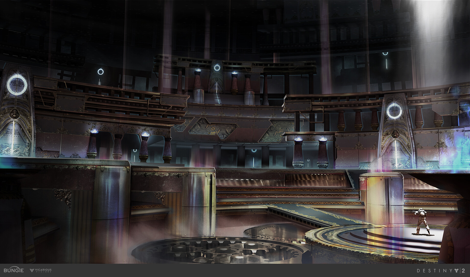 Christian A Piccolo Concept Art - Destiny 2 Penumbra Central Atrium ...