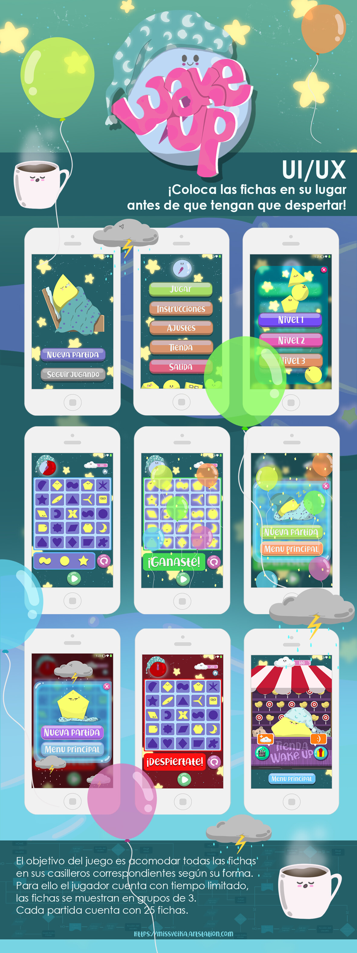 ArtStation - Wake Up (Mobile game)