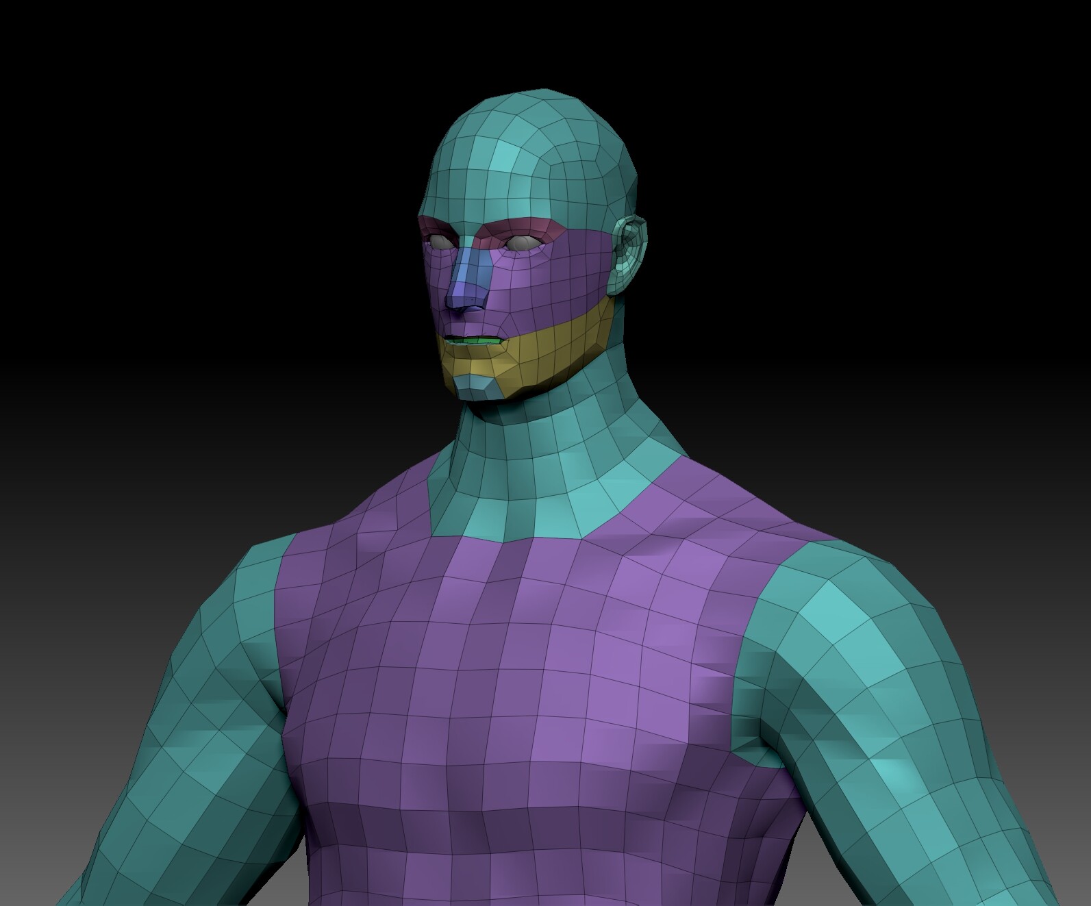 ArtStation - Human Face WireFrame