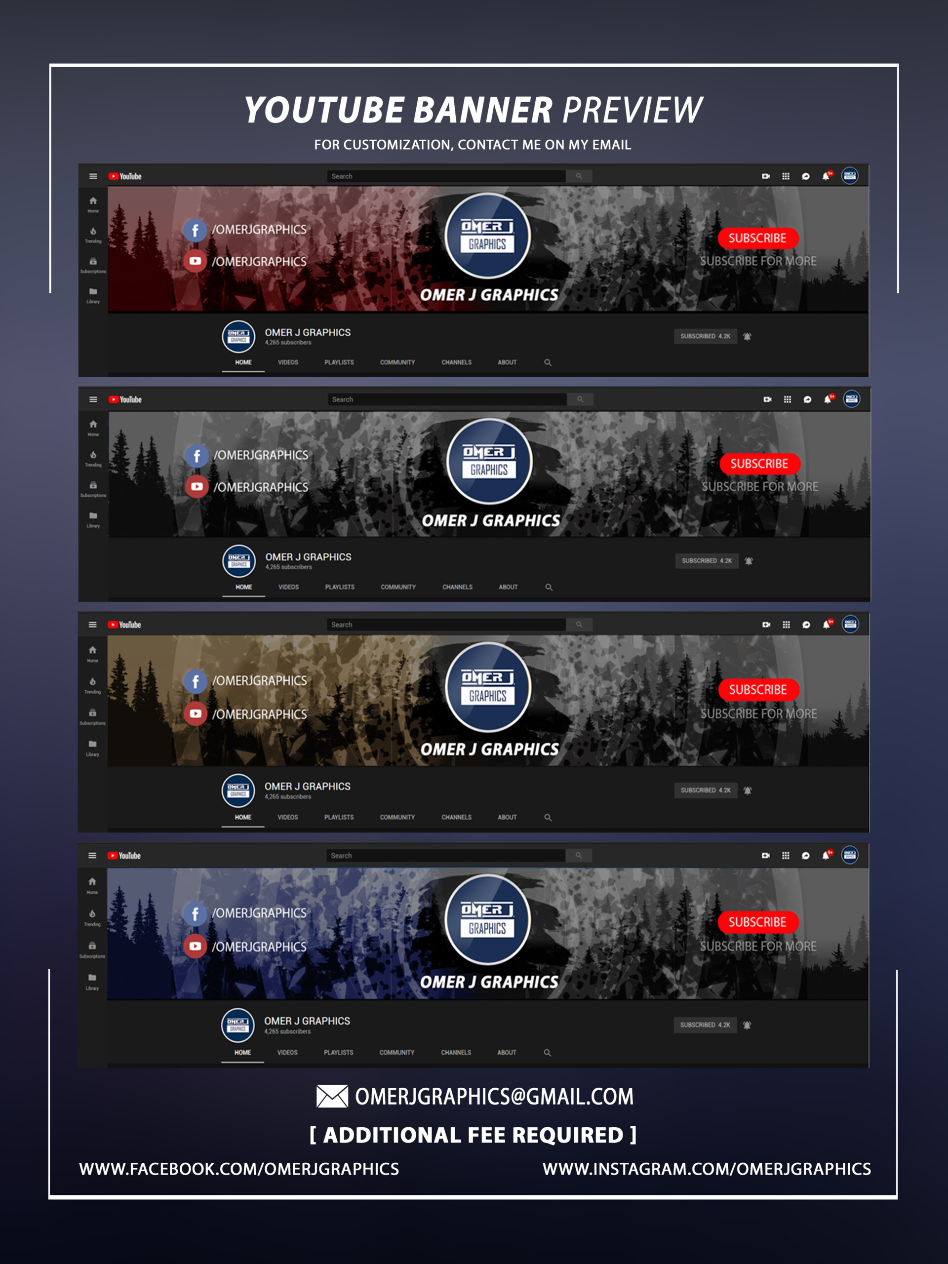 ArtStation - Creative YouTube Banners