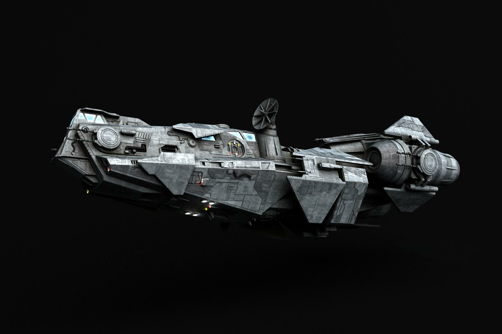 Alexander Ivanov - Galactic Empire Thranta-class corvette