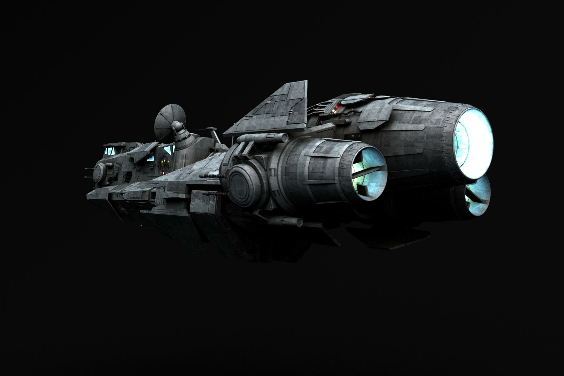 Alexander Ivanov - Galactic Empire Thranta-class corvette
