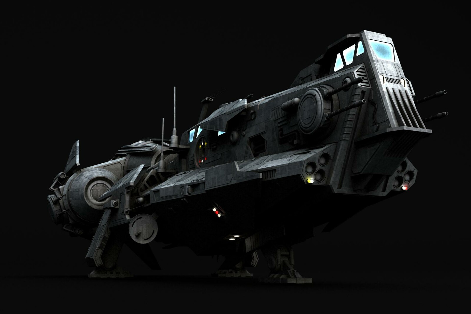 Alexander Ivanov - Galactic Empire Thranta-class corvette