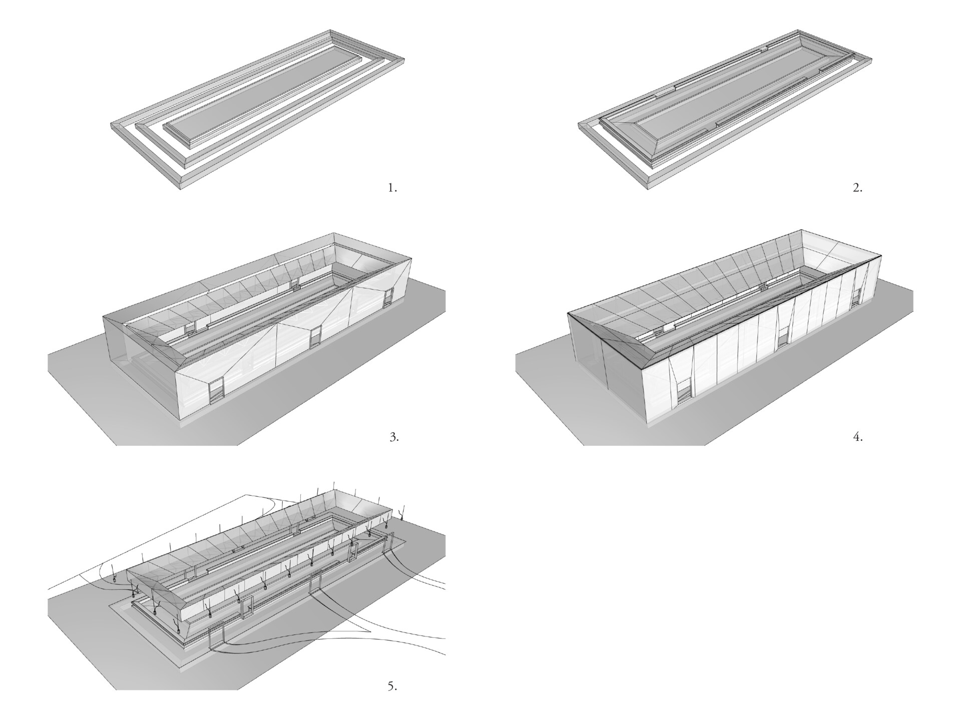 Joshua Tsang (Etzeo) - Peter Zumthor's Serpentine Gallery Pavilion - Study