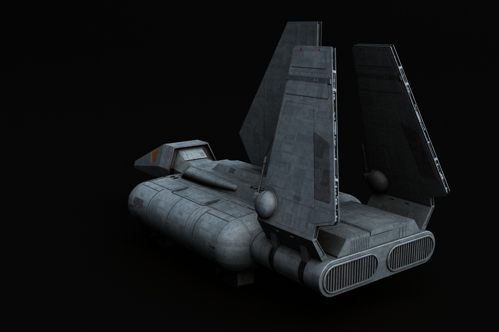 Alexander Ivanov - Galactic Empire Sentinel-class landing craft