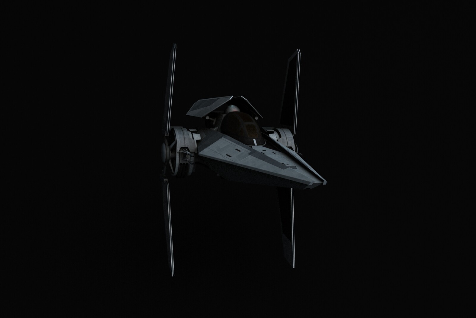 Alexander Ivanov - Galactic Empire V-wing starfighter