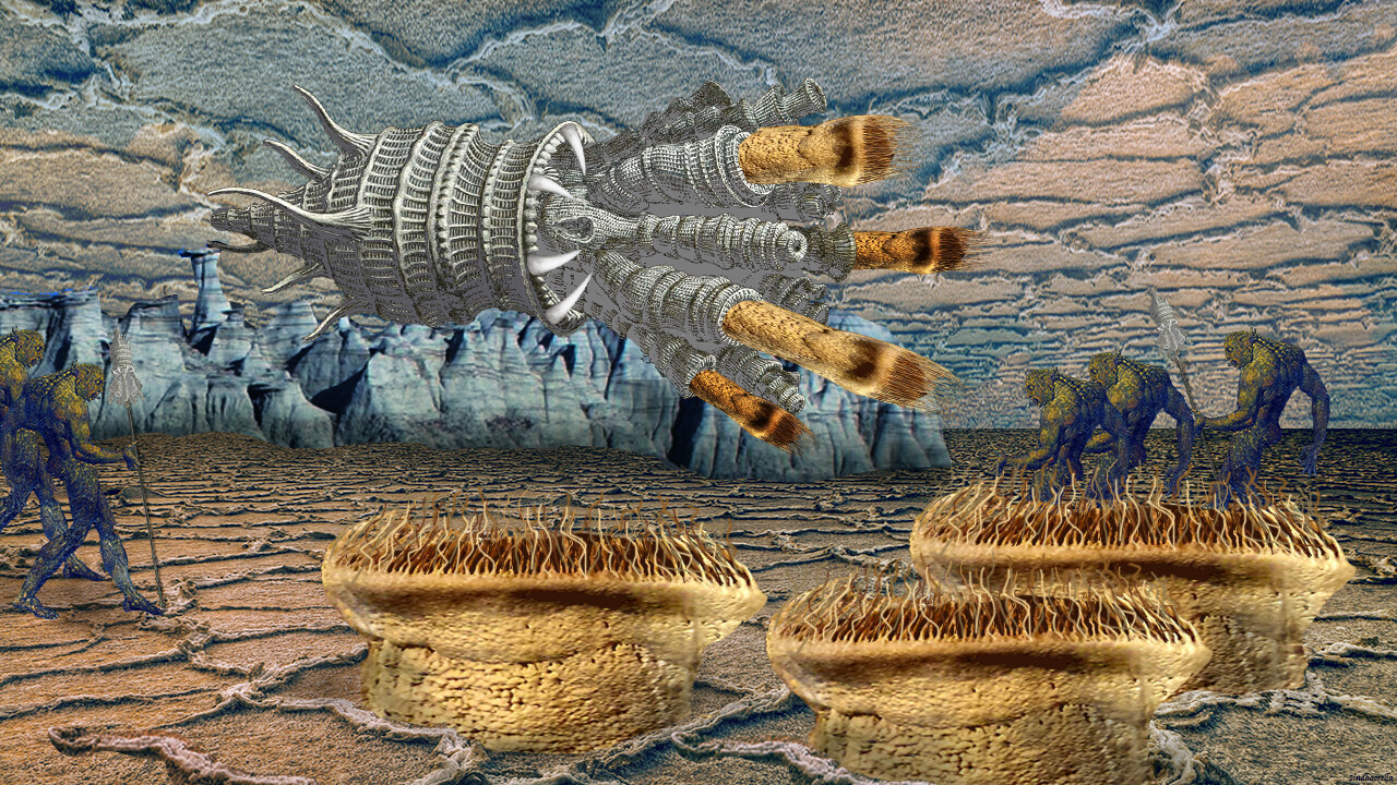 ArtStation - The Nephilim prepare to invade Earth