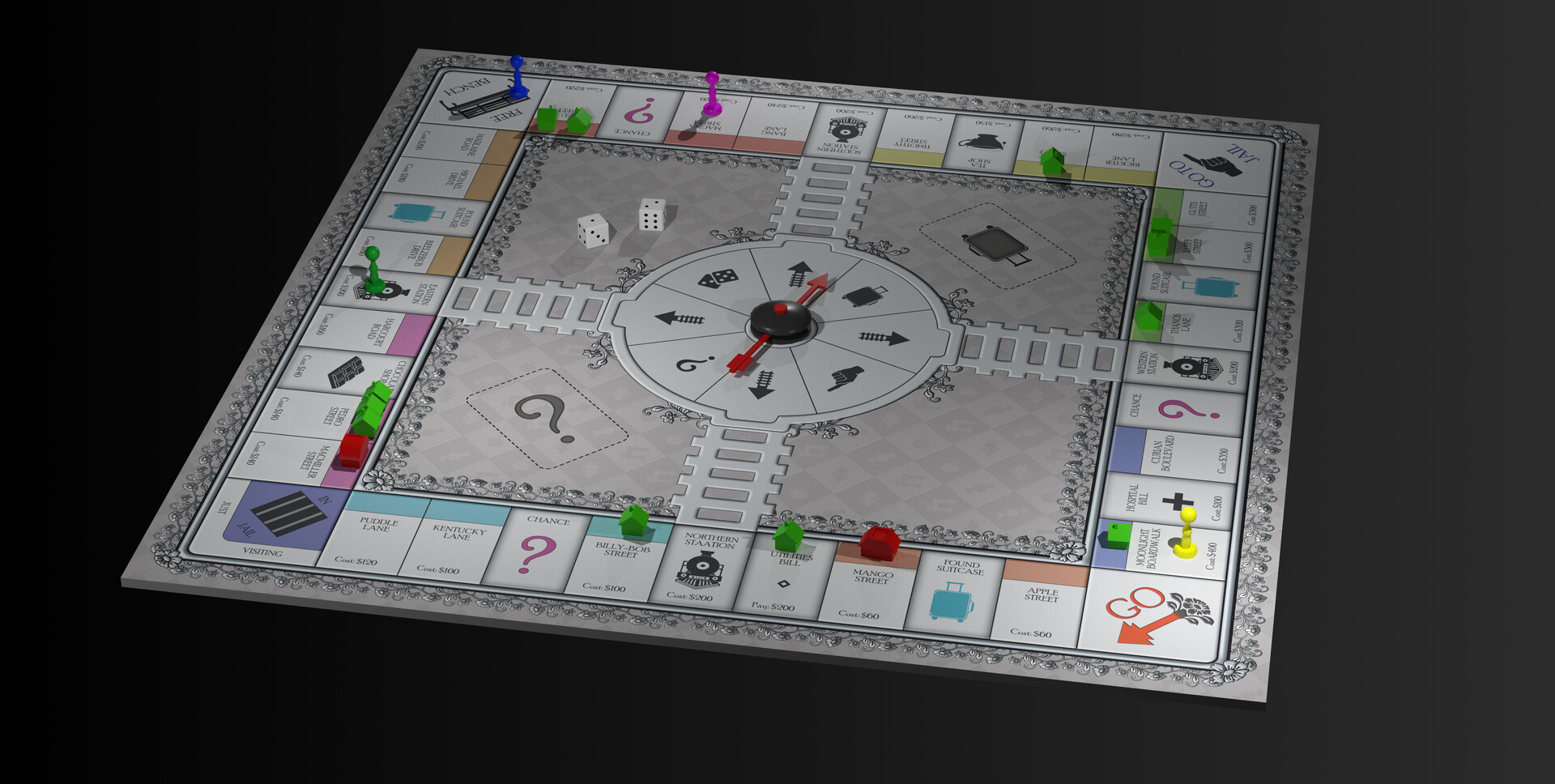 Ratu Currie - Monopoly Custom Designs