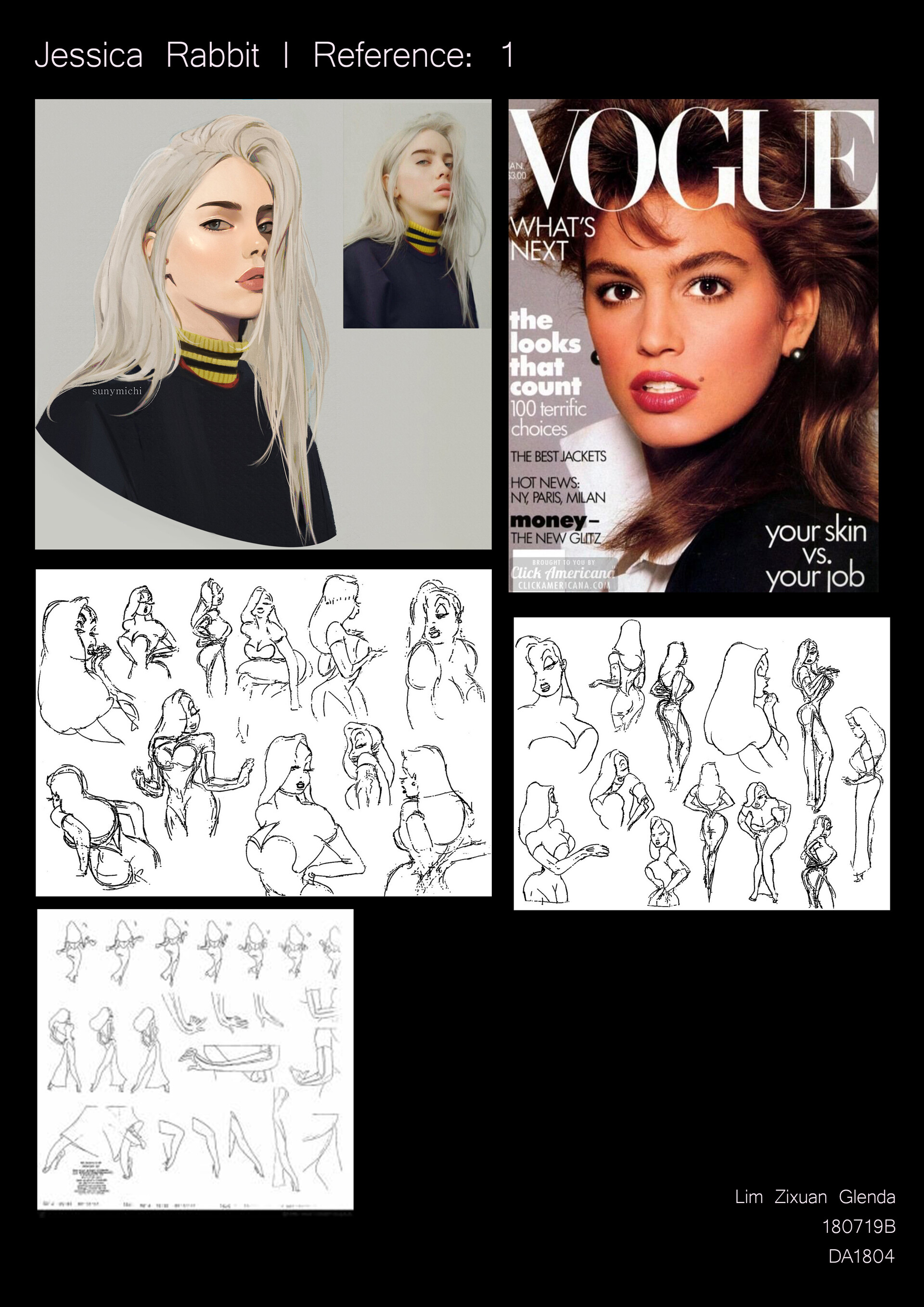 Glenda Lim - Stylised Jessica Rabbit Model