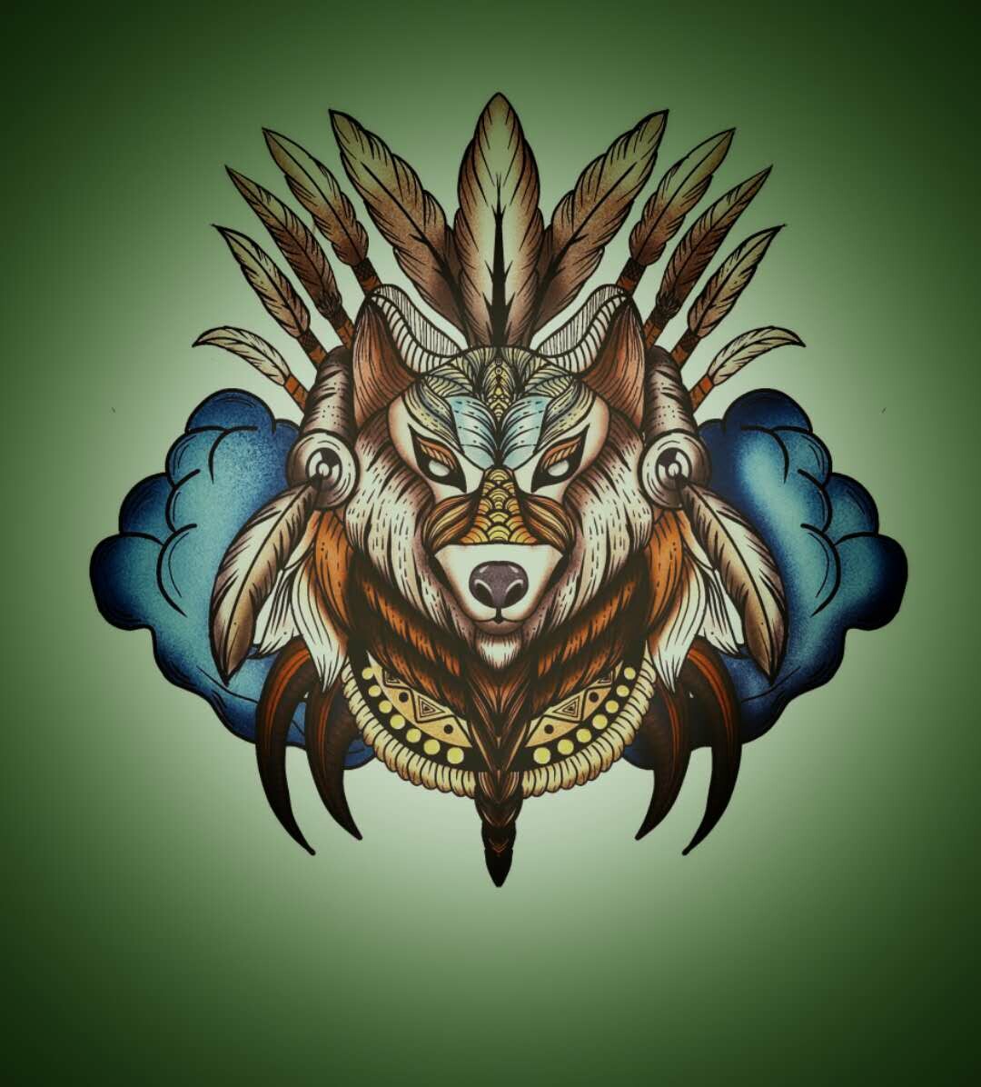 ArtStation - Shaman Wolf