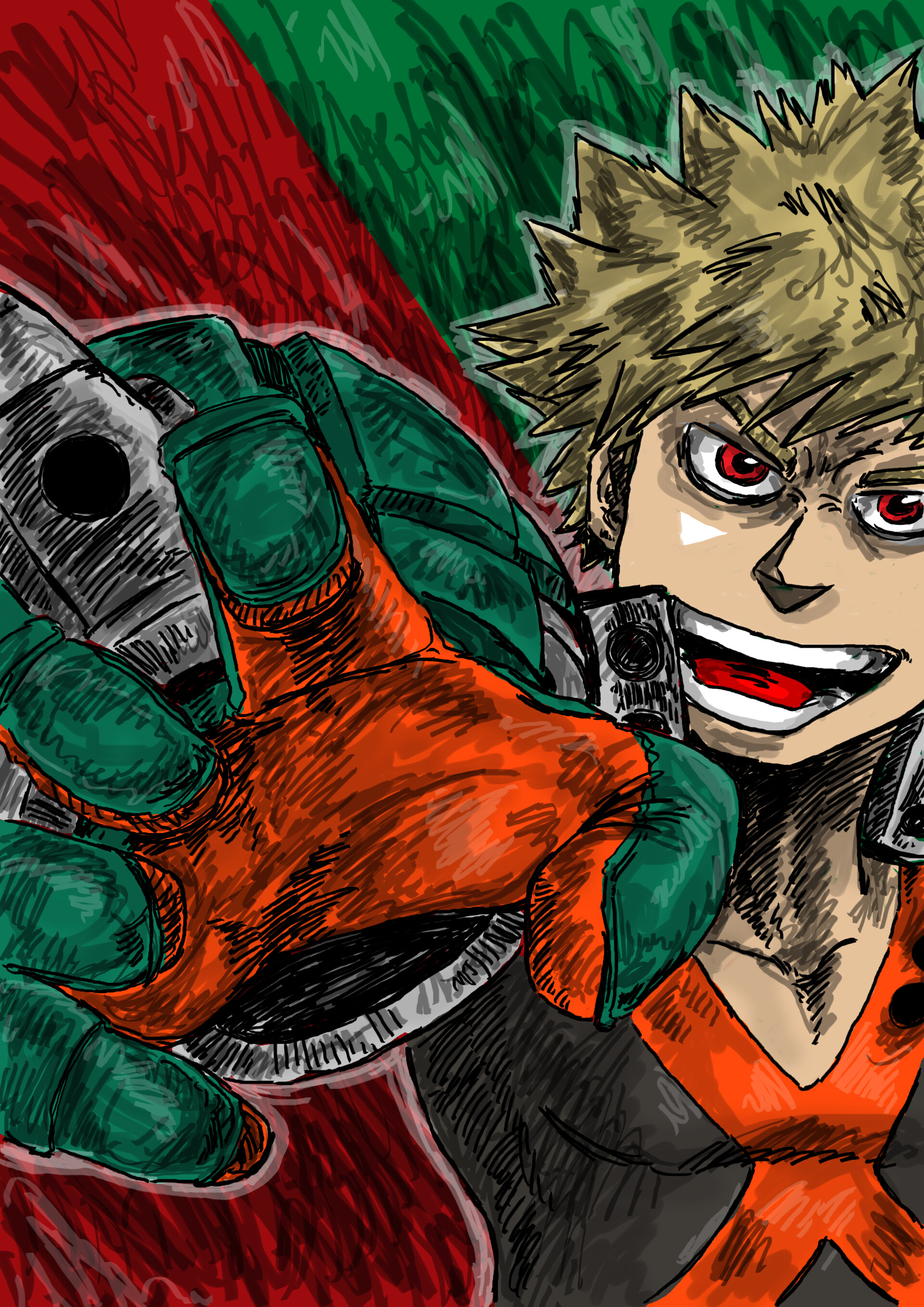 ArtStation - bakugou fanart
