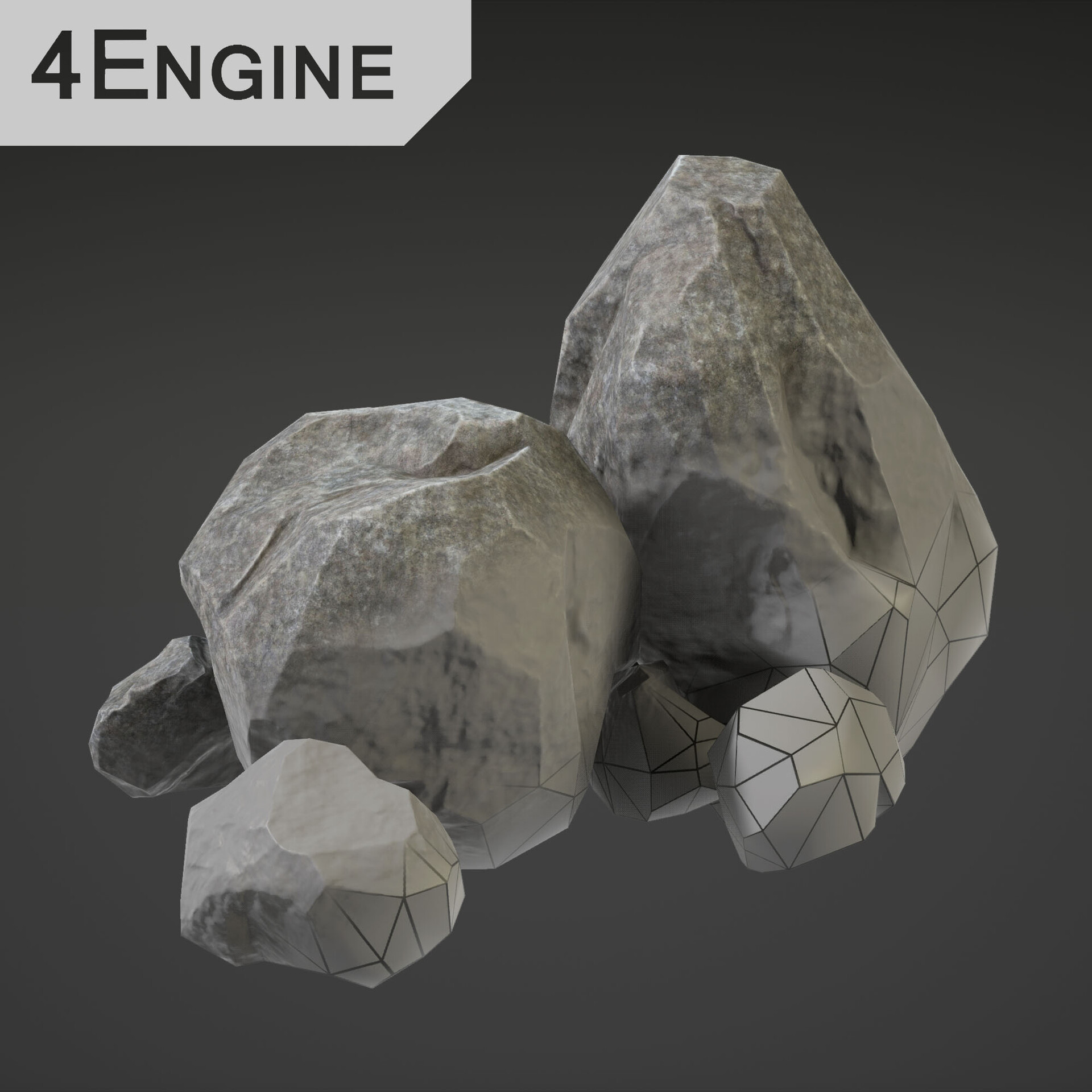 ArtStation - Stone (Middle&Small)