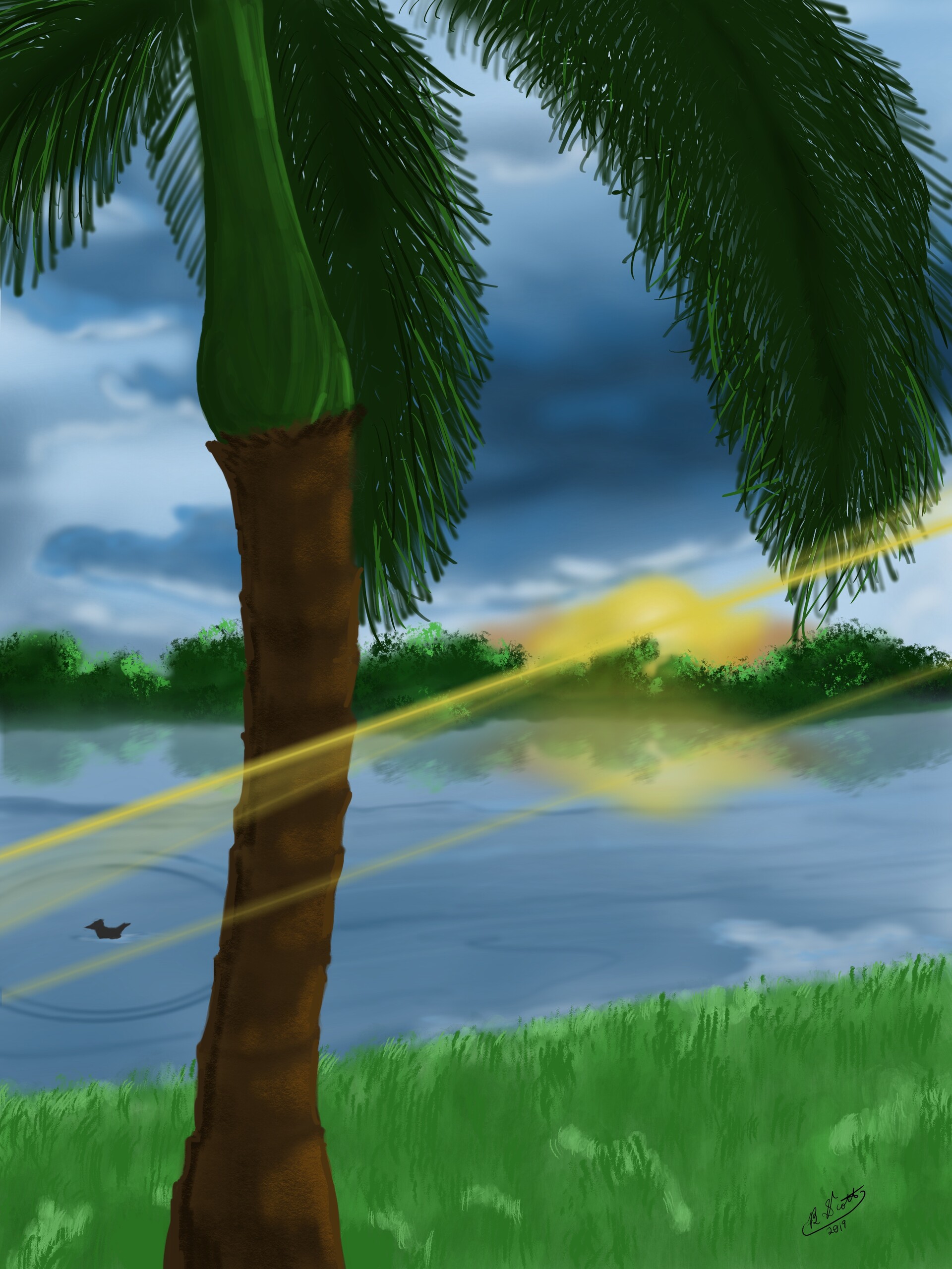 ArtStation - Florida Sunset