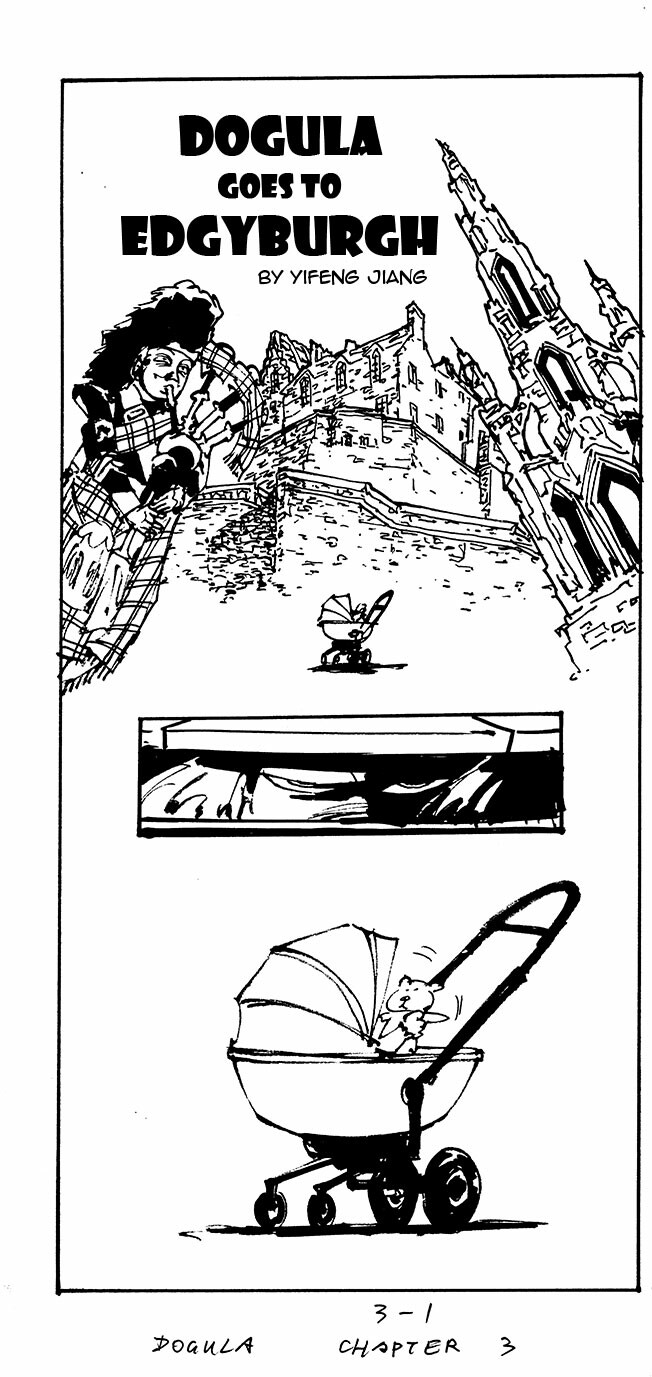 ArtStation - Dogula Goes to Edgyburgh (Web Comics)