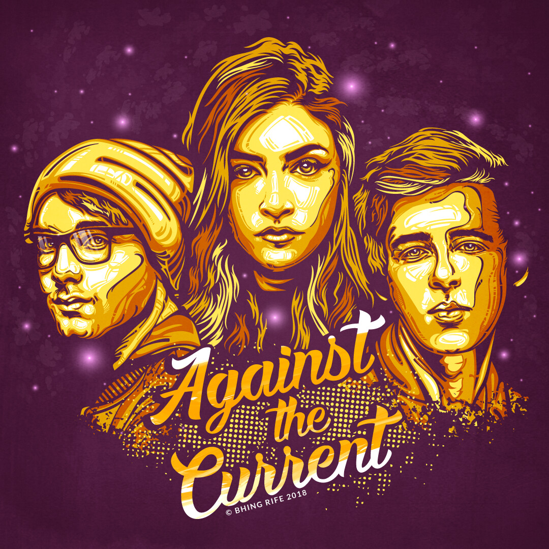 ArtStation - Against The Current Vector Illustration