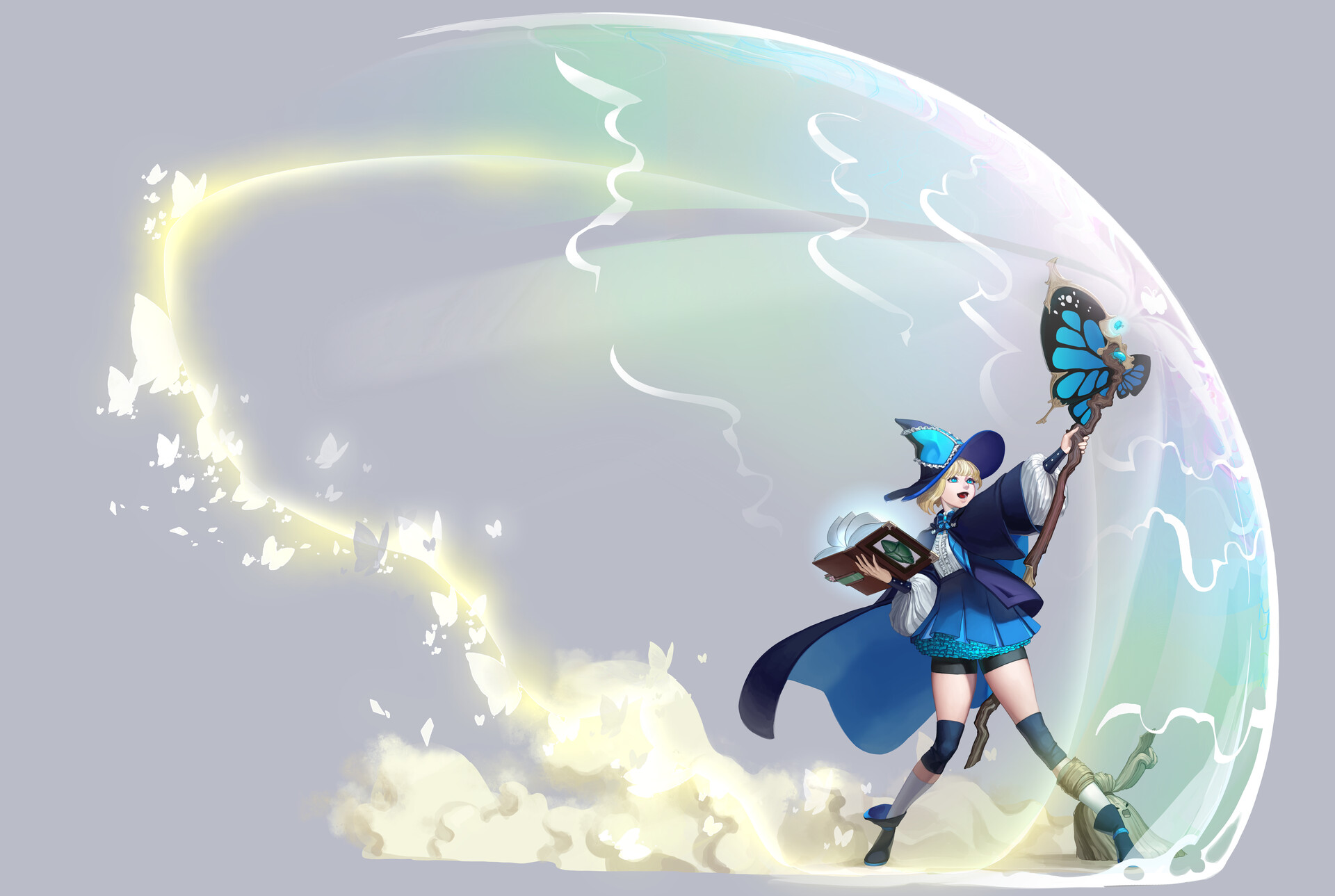 ArtStation - Butterfly magician