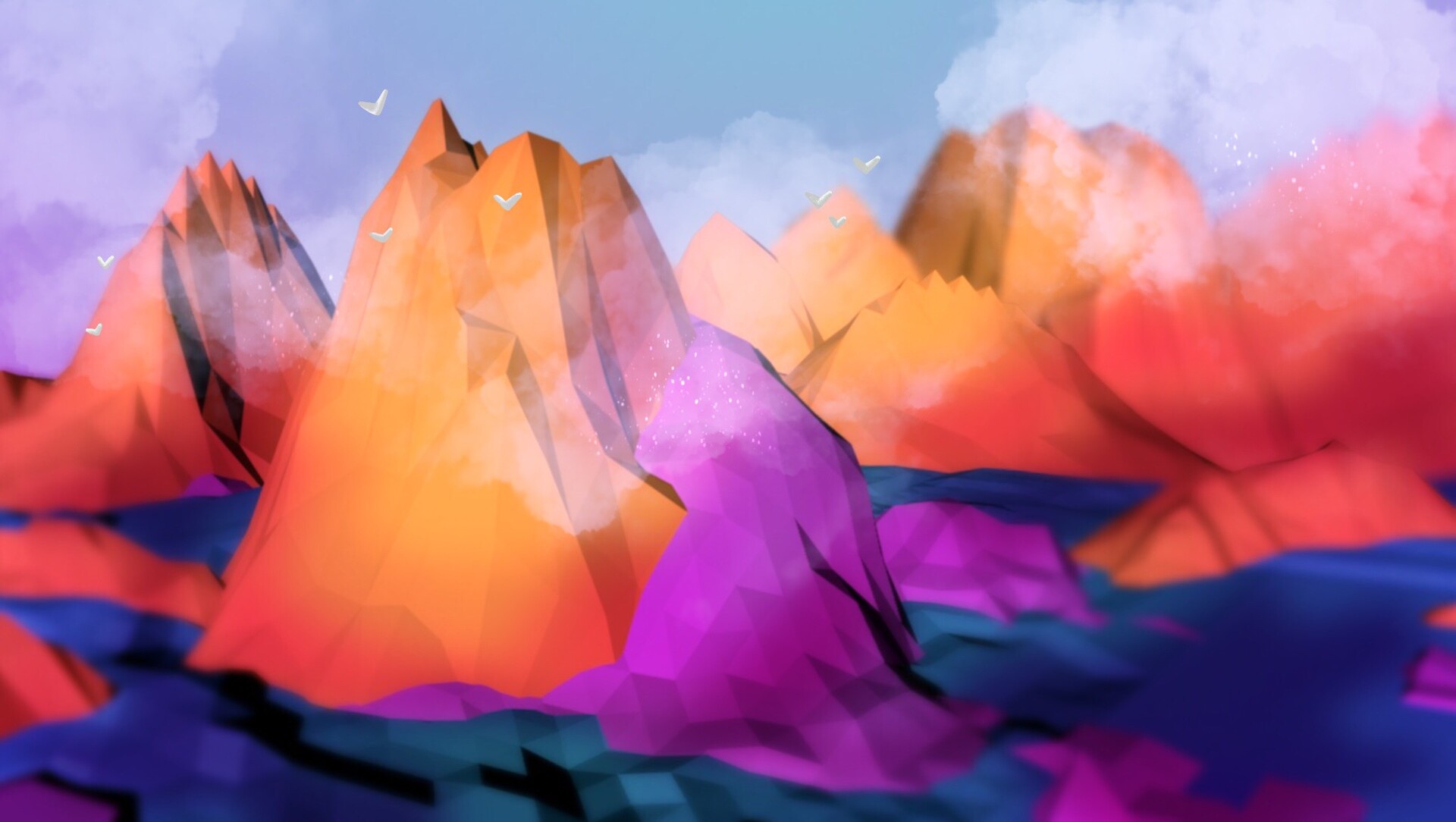 ArtStation - 3D Landscape Mountains