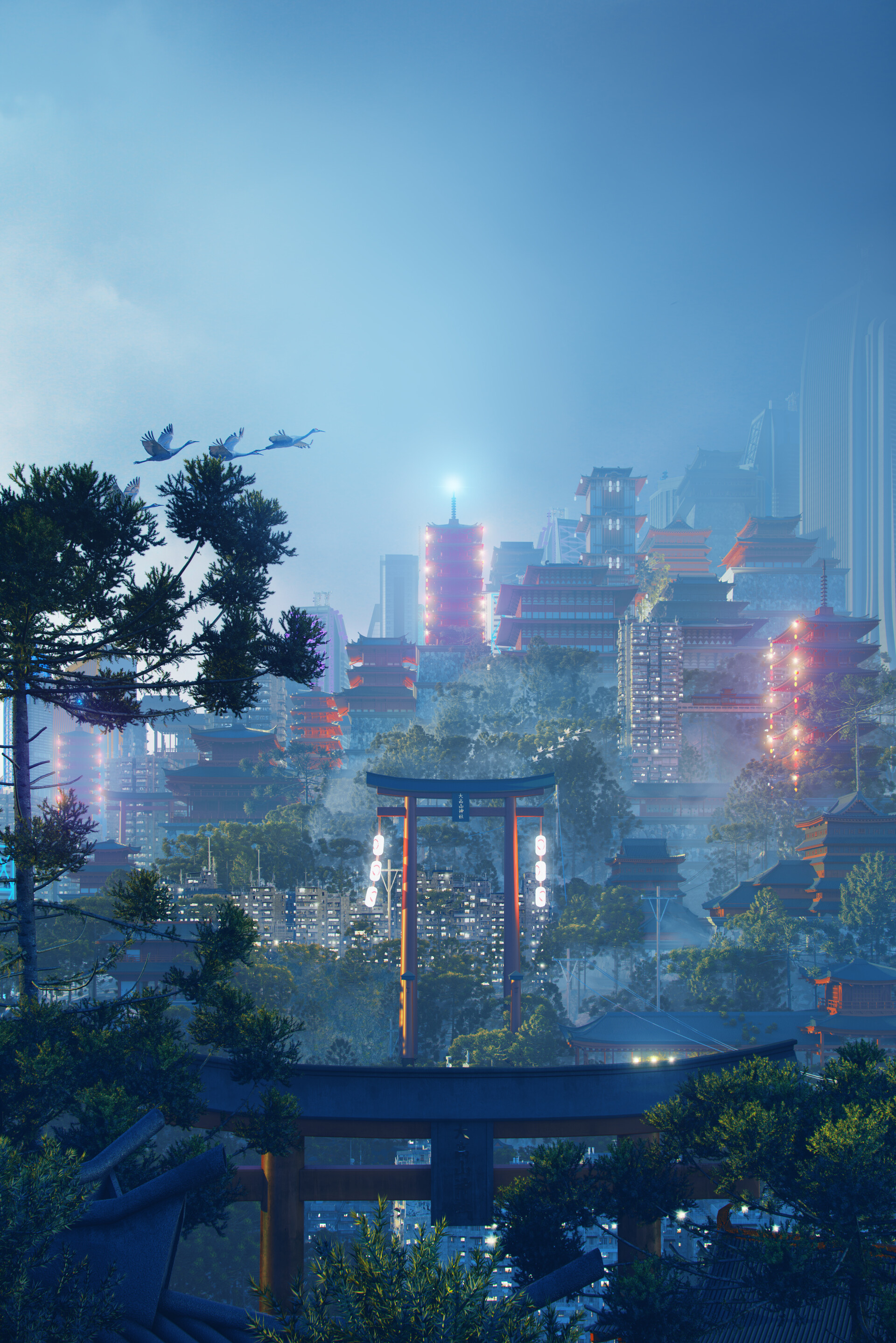 ArtStation - CGI EDO Japan