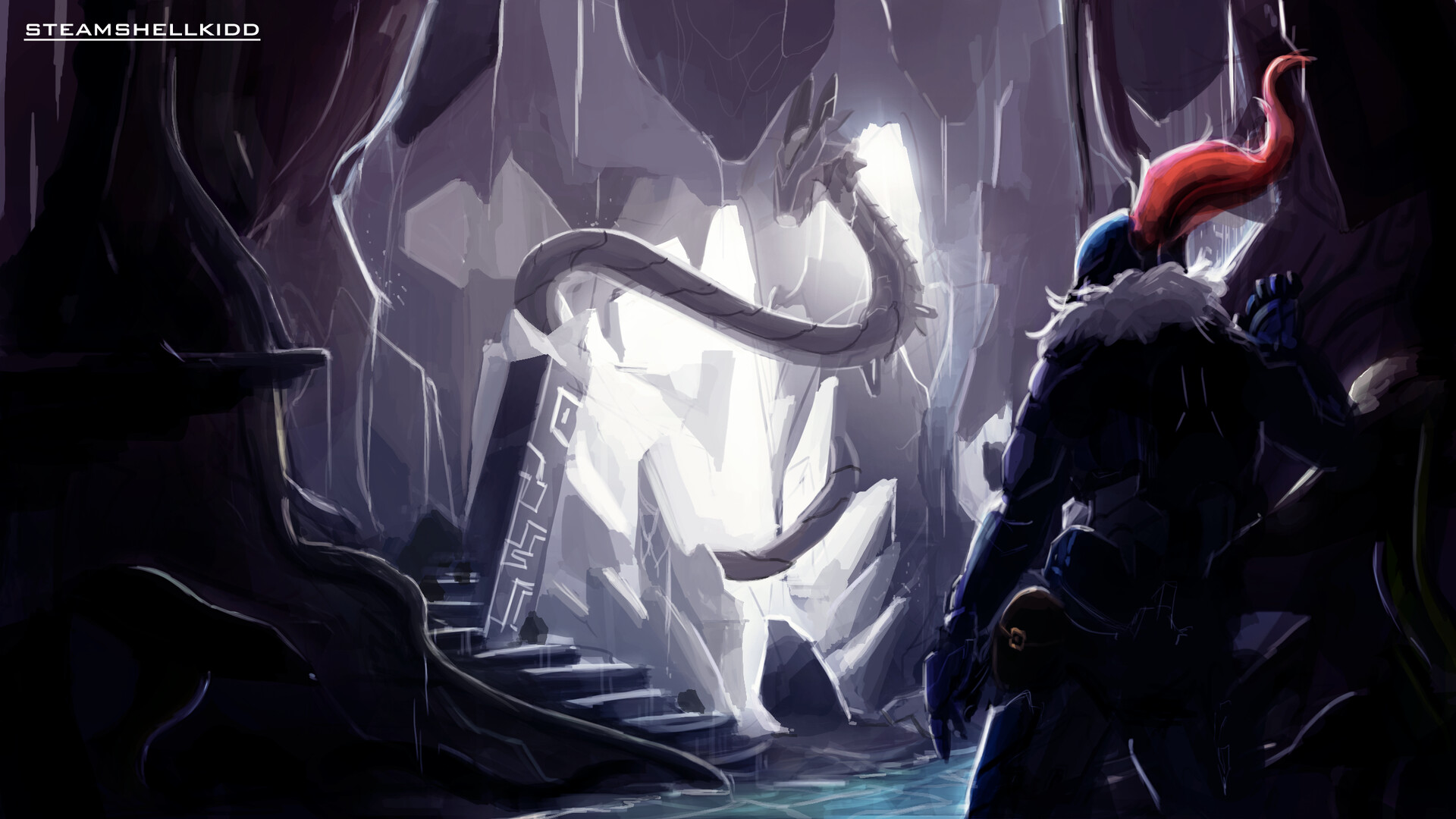 ArtStation - knight cave