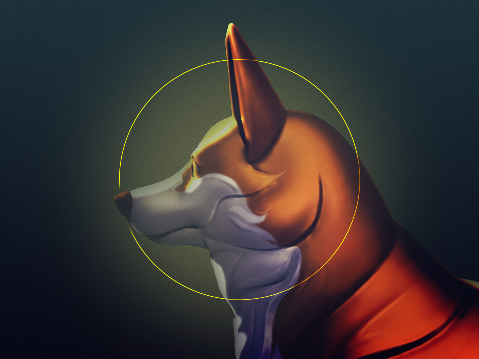 Tiina Manninen - Stylized Corgi