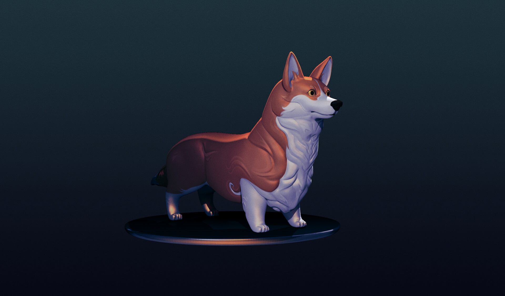 Tiina Manninen - Stylized Corgi