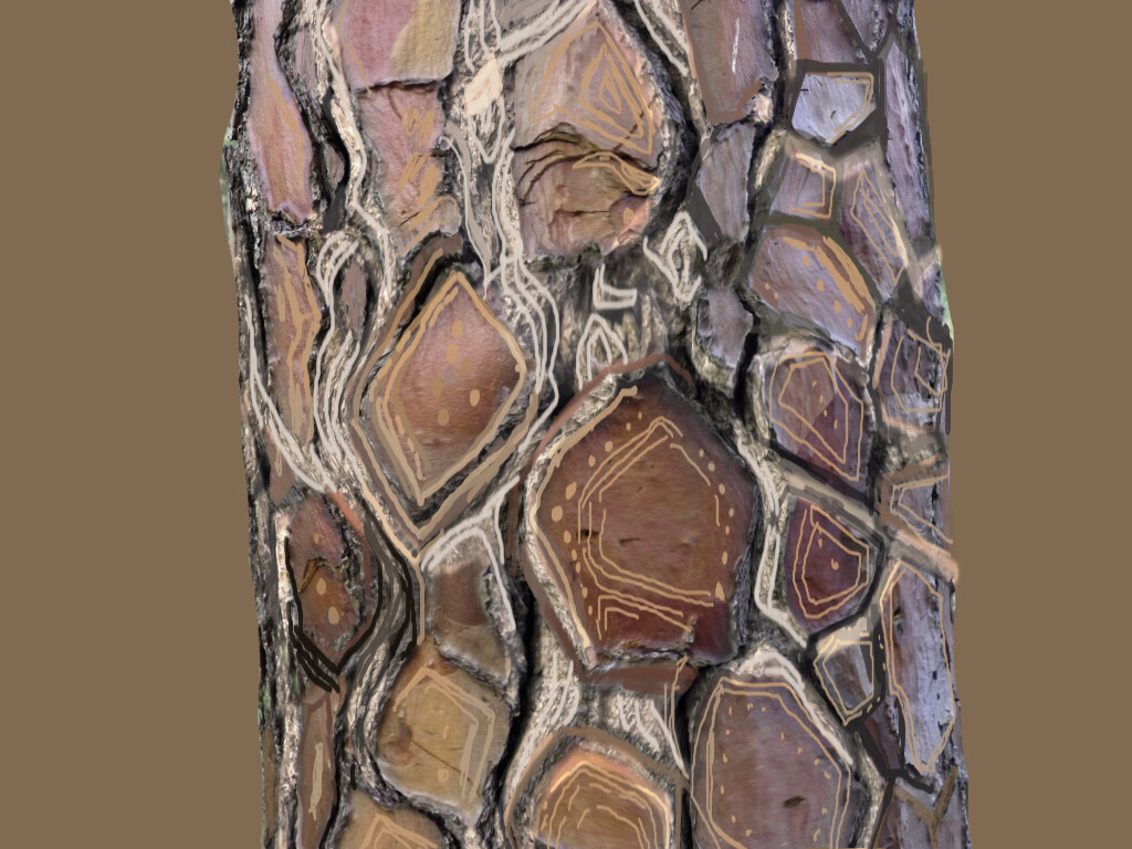 Coline Mesplou - animal trees concept and lookdev for lion short movie