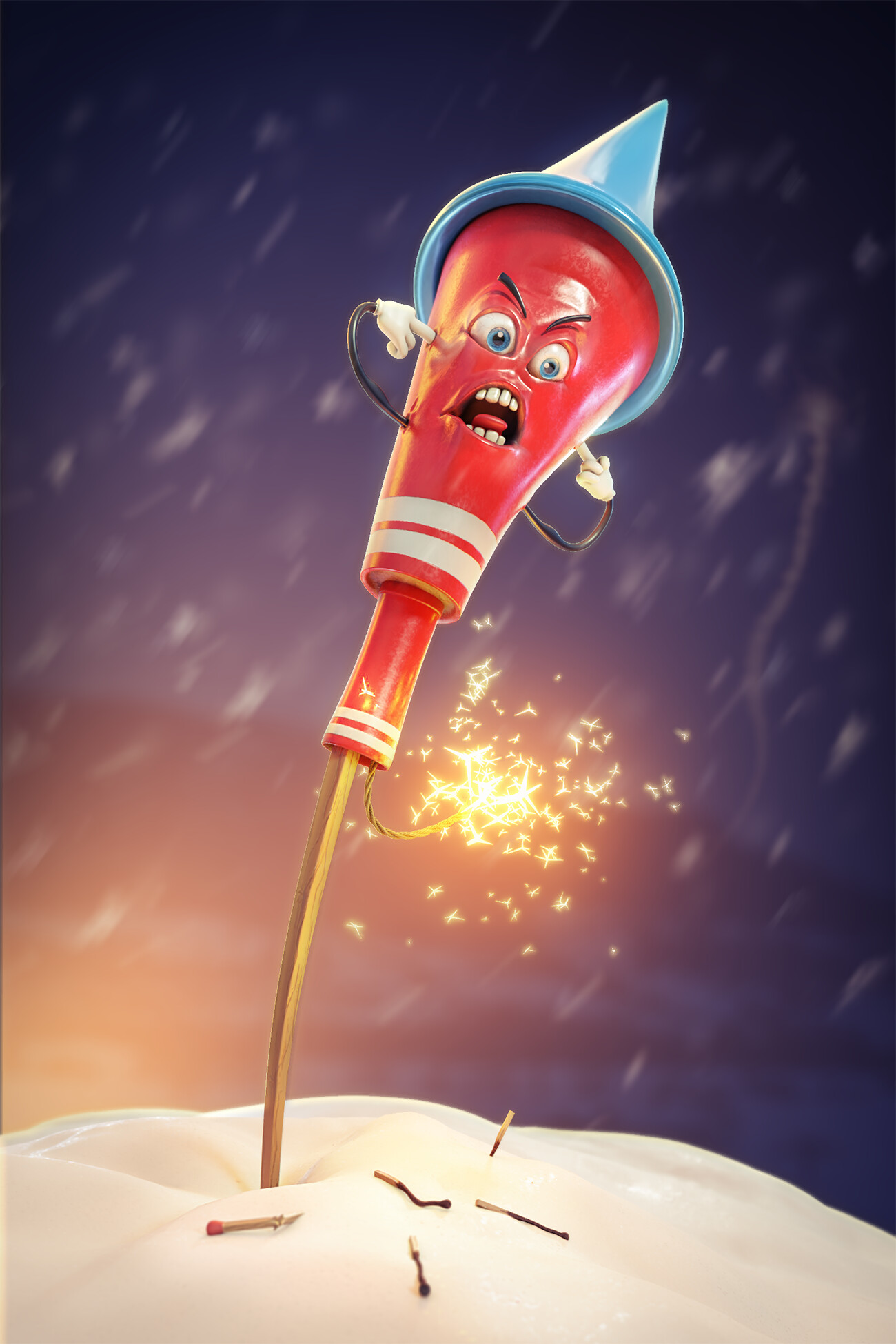 ArtStation - Crazy Rocket, Topias Airas