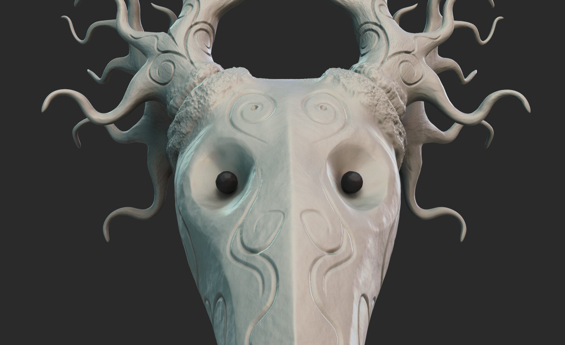 ArtStation - Forest Spirit's mask