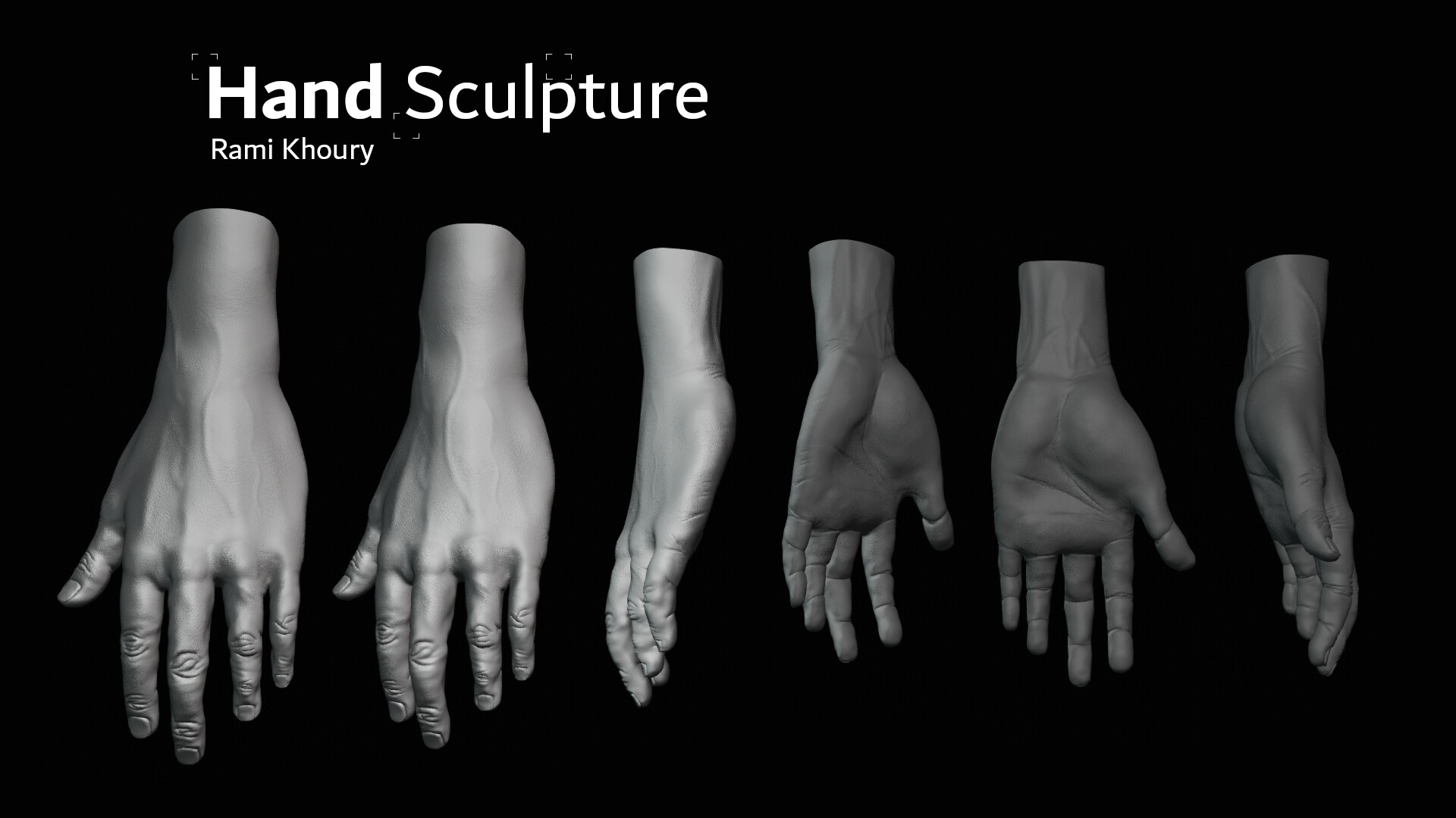 ArtStation - Hand Sculpting